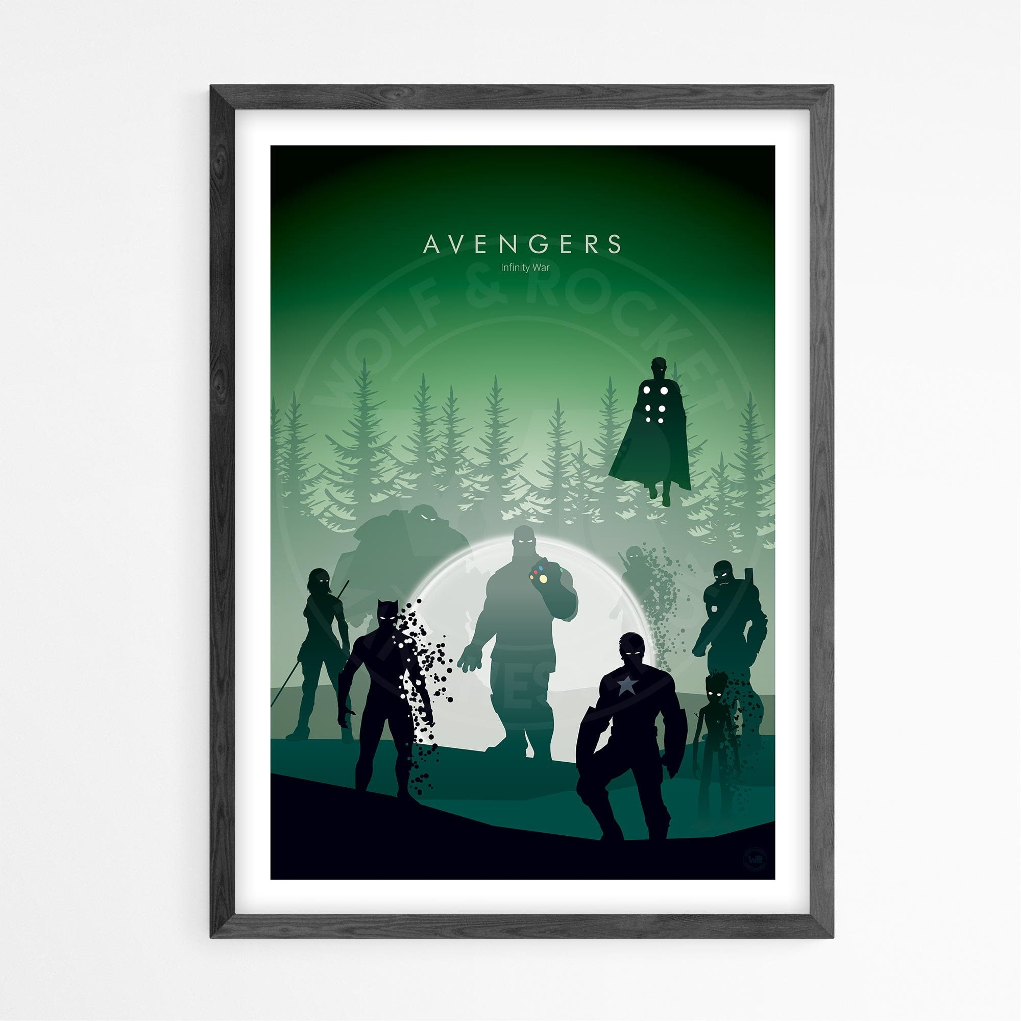 Onimhouse Poster Marvel Avengers Infinity War Movie Print, wall art ...
