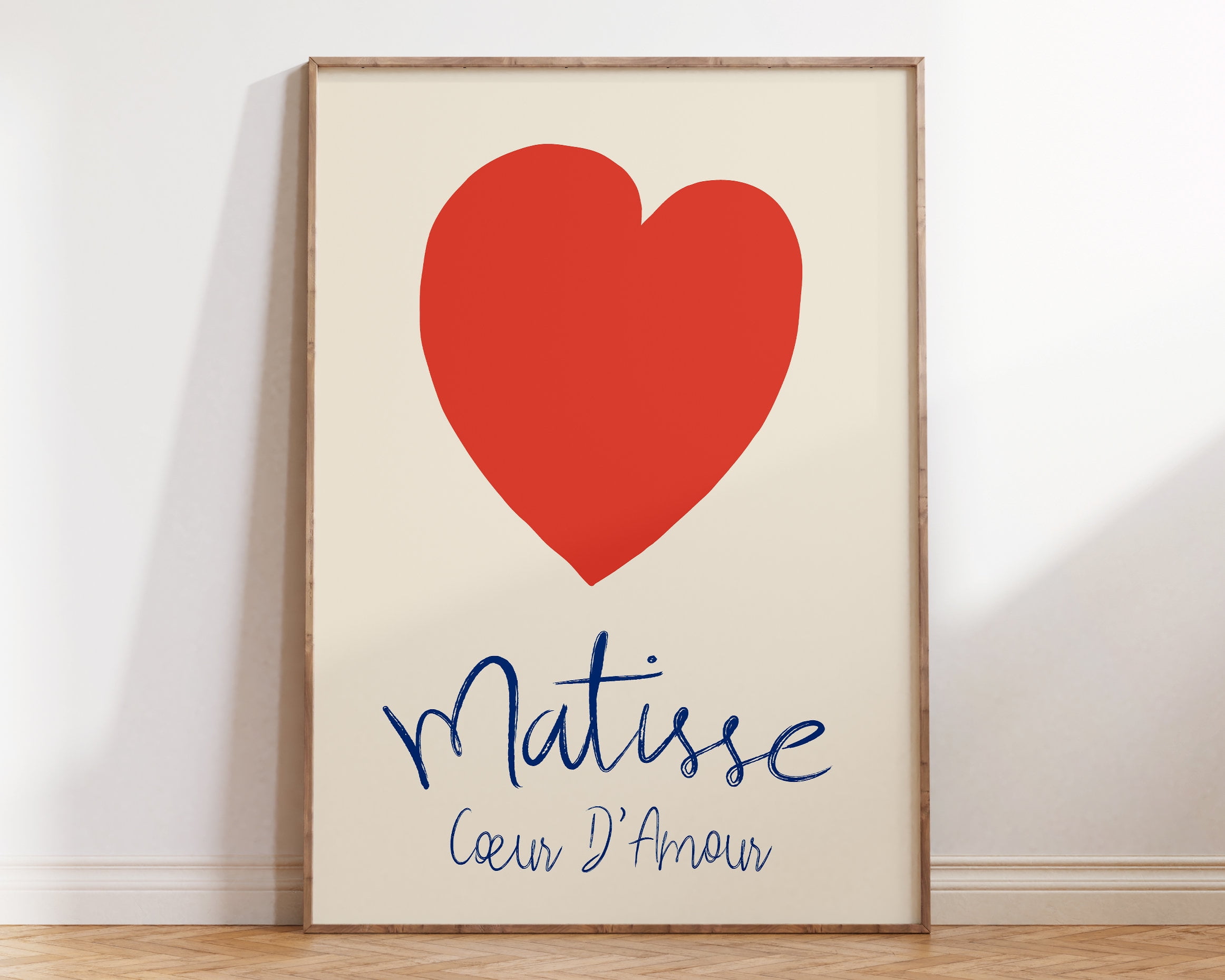 Onimhouse Poster Matisse Cut Out Heart Poster, Matisse Coeur DAmour ...