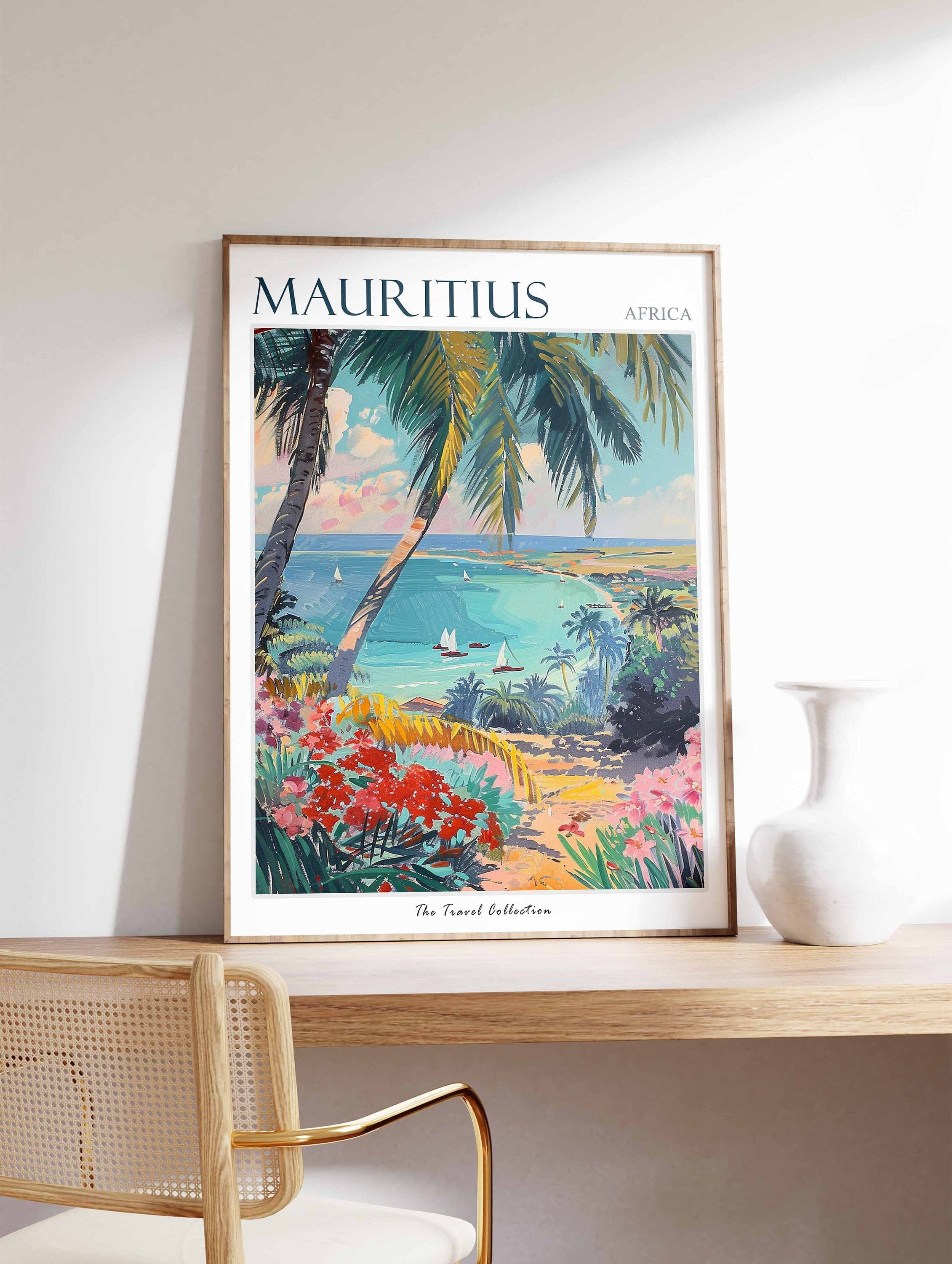 Onimhouse Poster Mauritius Poster, Mauritius Print, Tropical Decor ...