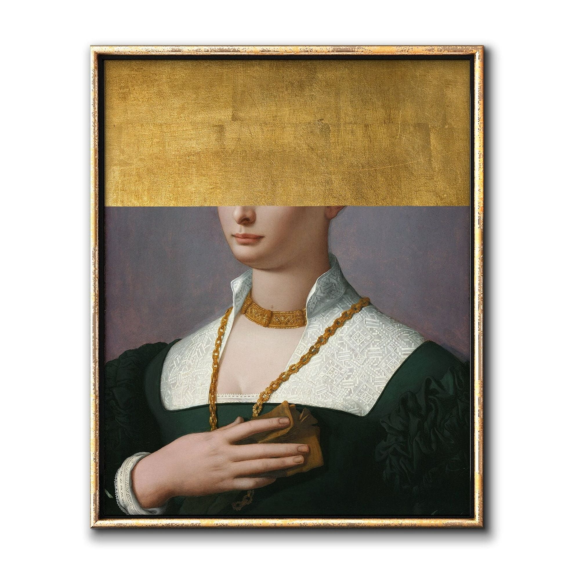 Onimhouse Poster Maximalist Renaissance Portrait Collage , Moody ...