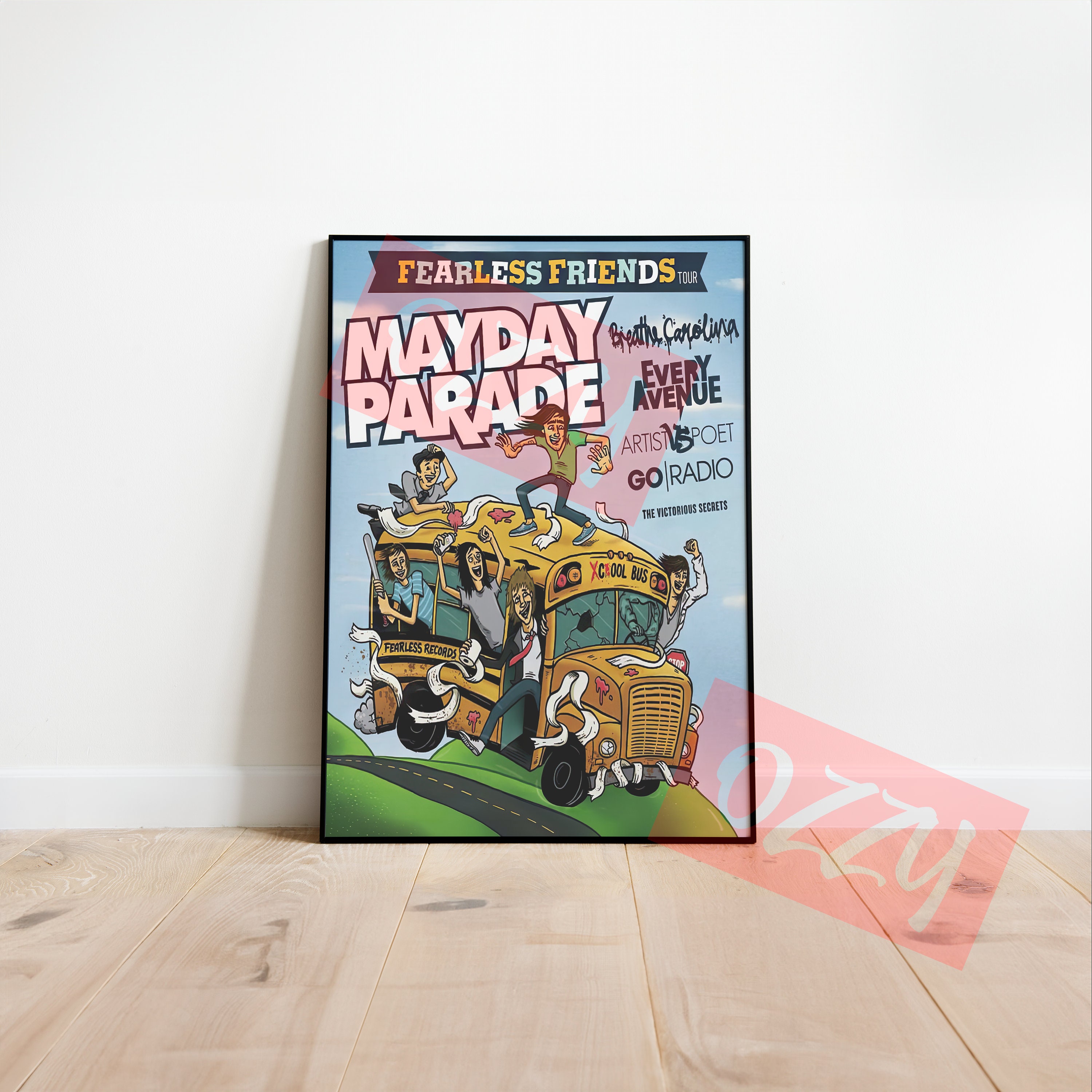 Onimhouse Poster Mayday Parade Poster -UNFRAMED - Walmart.com