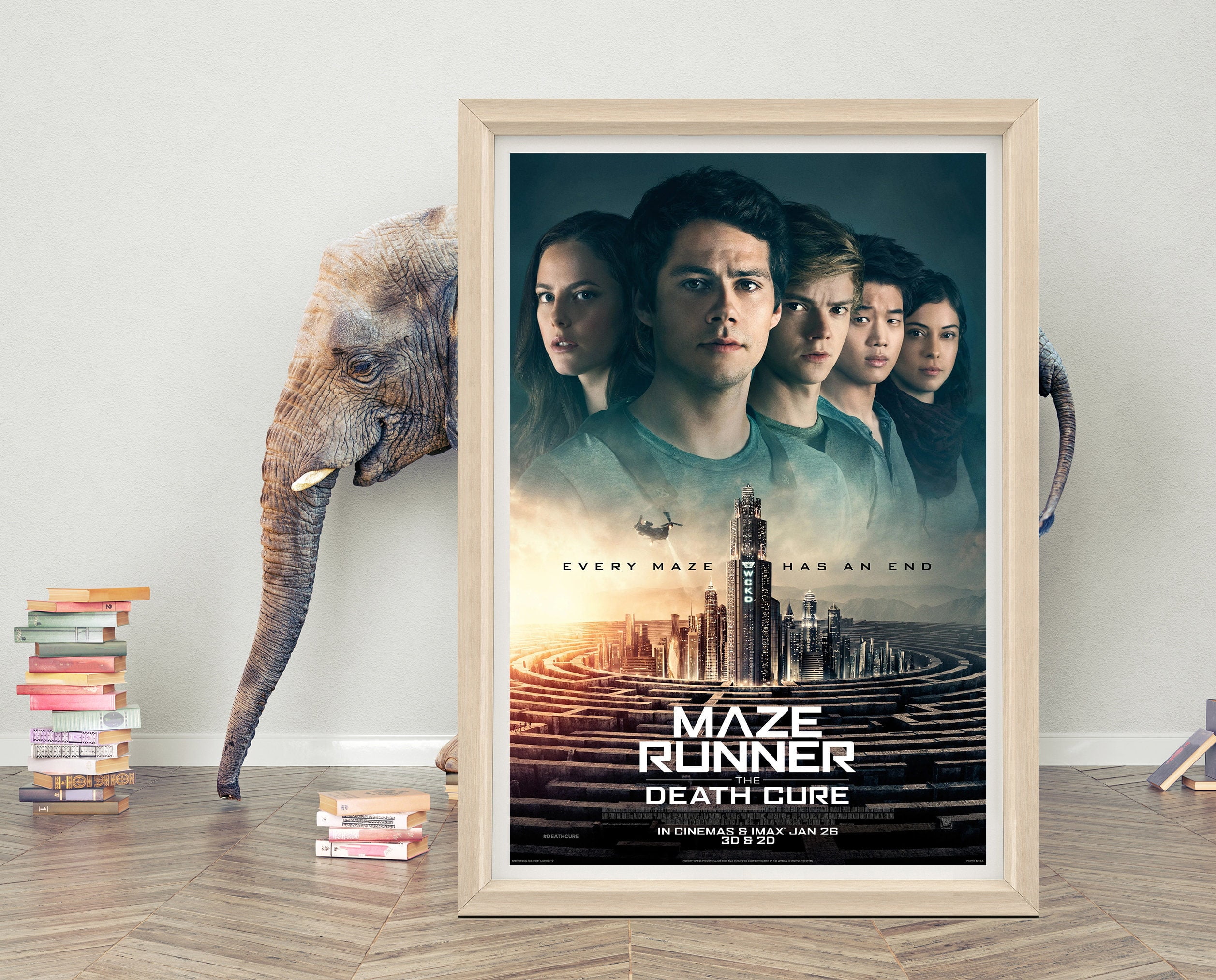 Onimhouse Poster Maze Runner: The Death Cure Movie Poster Wall Art | High Quality Poster Cloth ...