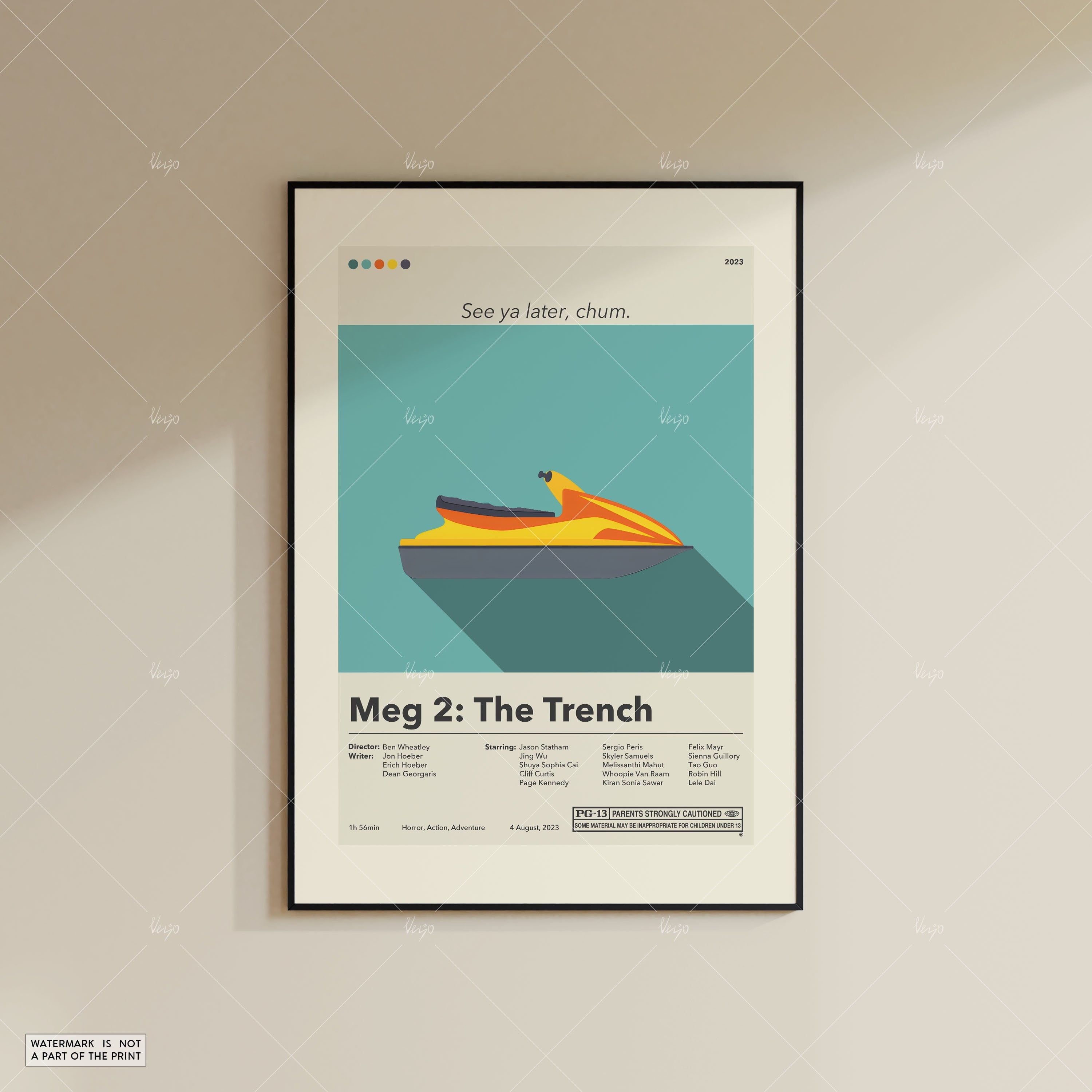 Onimhouse Poster Meg 2: The Trench Poster | Ben Wheatley | Minimalist ...