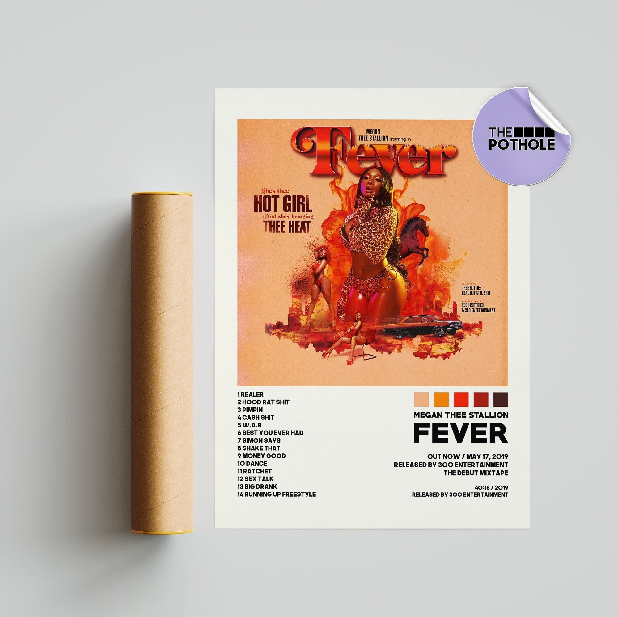 Onimhouse Poster Megan Thee Stallion Posters, Fever Poster, Megan Thee ...