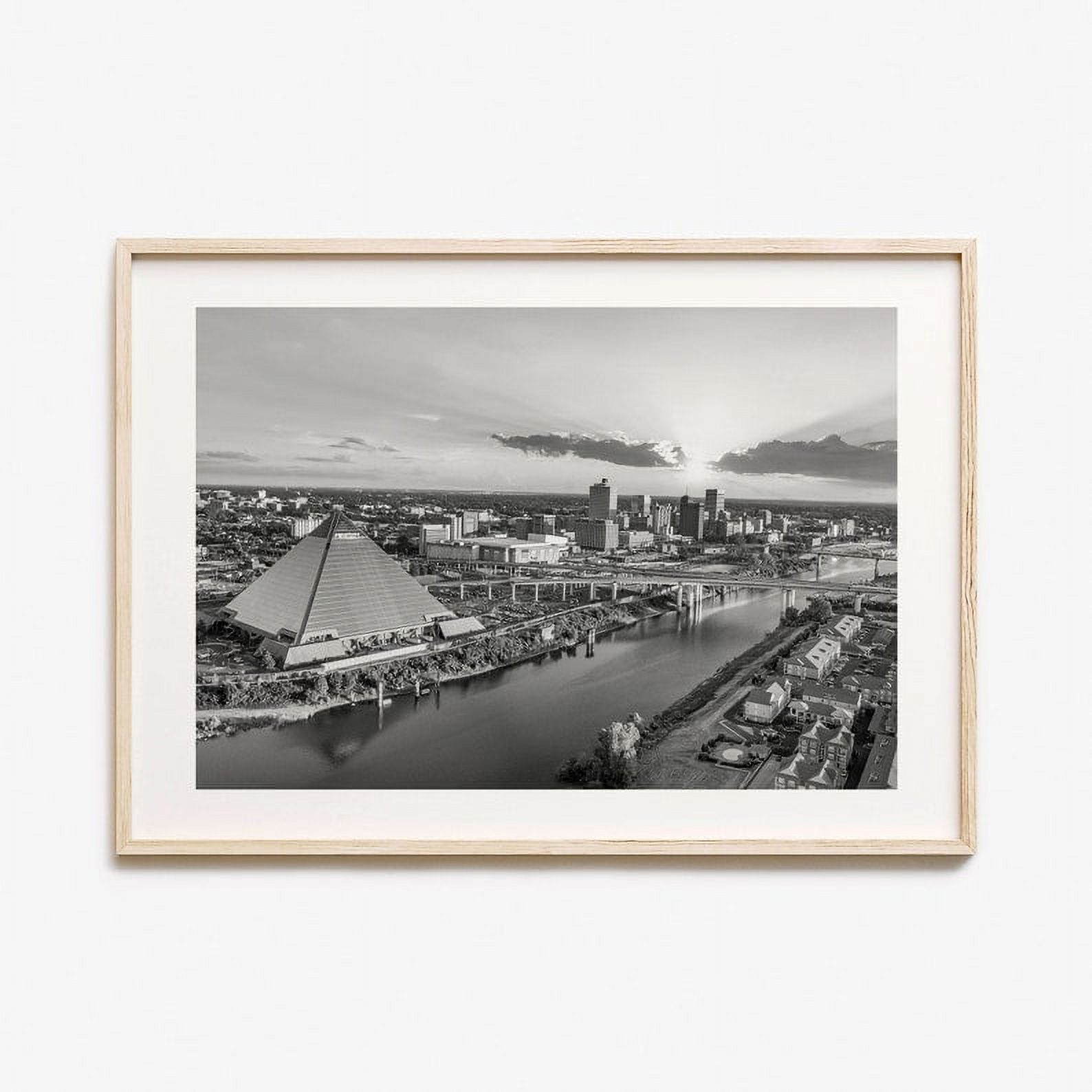 Onimhouse Poster Memphis Photo Poster Print Horizontal, Memphis Black ...