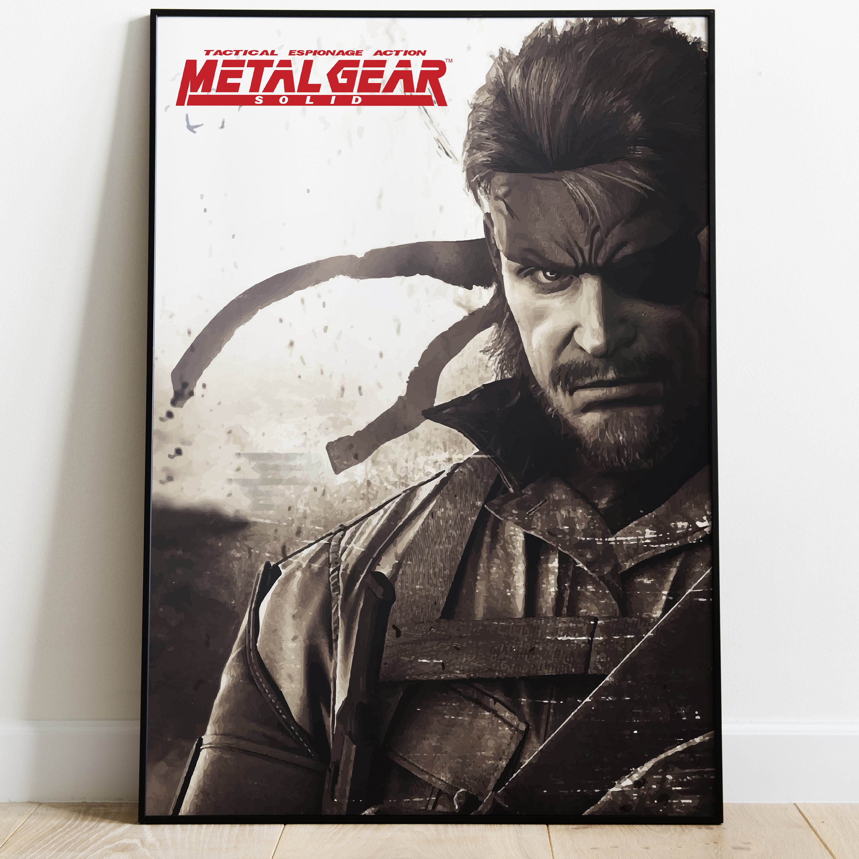 Onimhouse Poster Metal Gear Solid Inspired Vector Poster | Gamers Gift ...