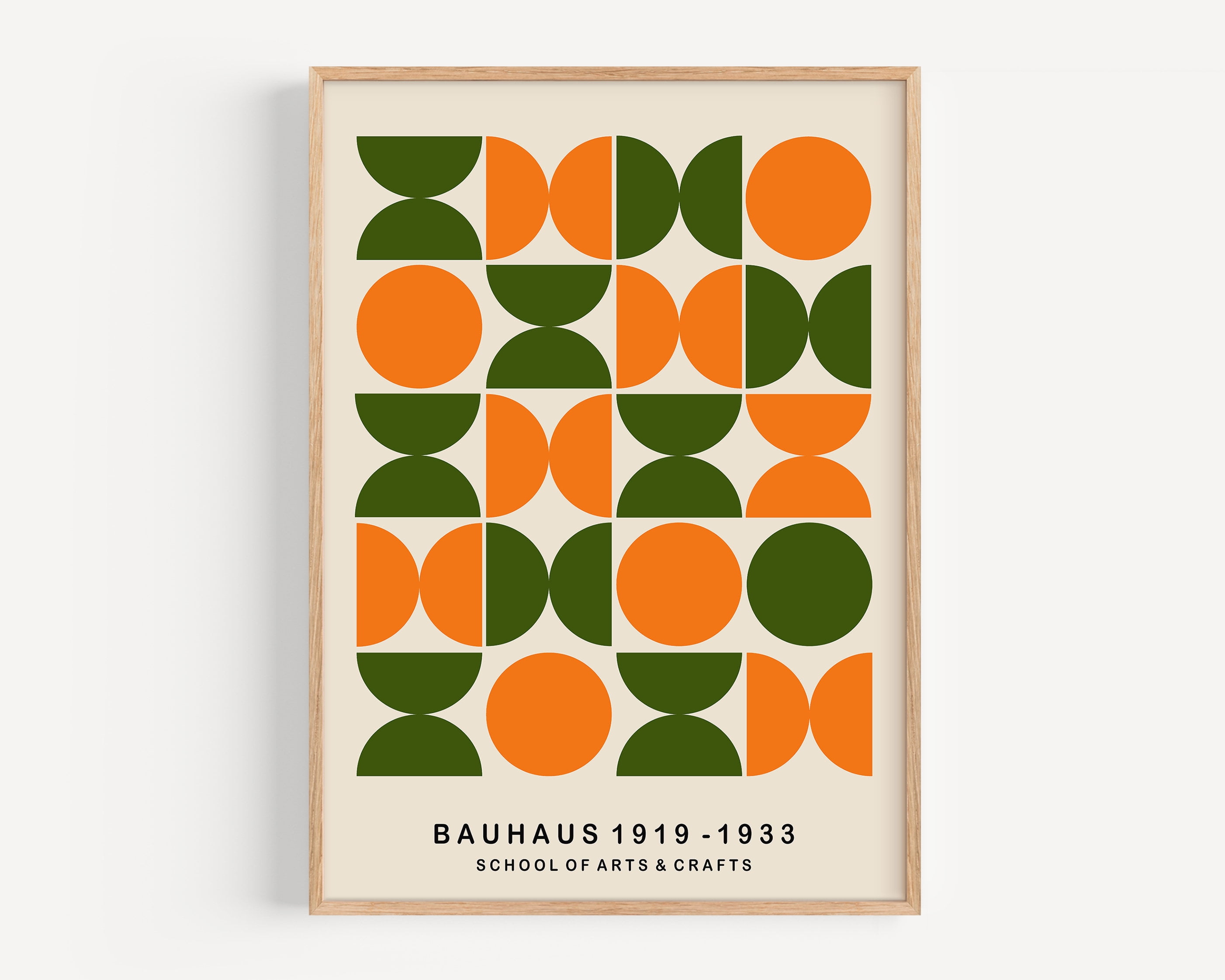 Onimhouse Poster Mid Century Bauhaus Poster, Bauhaus Exhibition Art ...