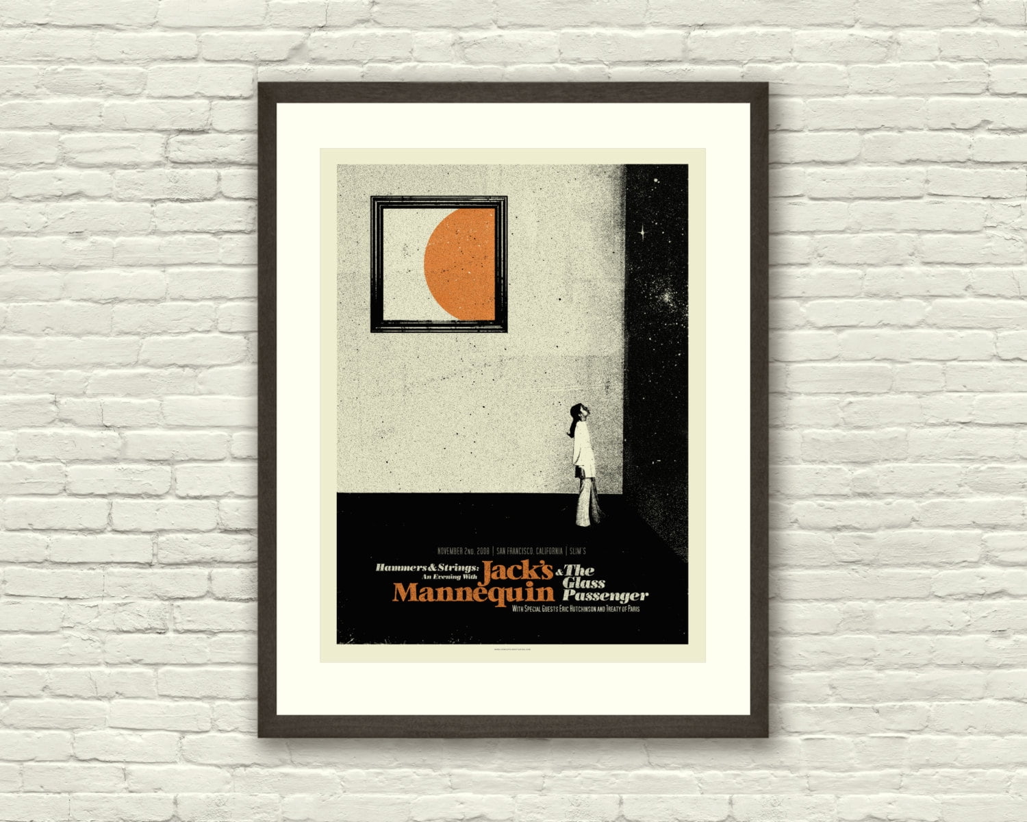 Onimhouse Poster Mid Century Modern Gallery - Jack'S Mannequin Art Print Concert Poster ...