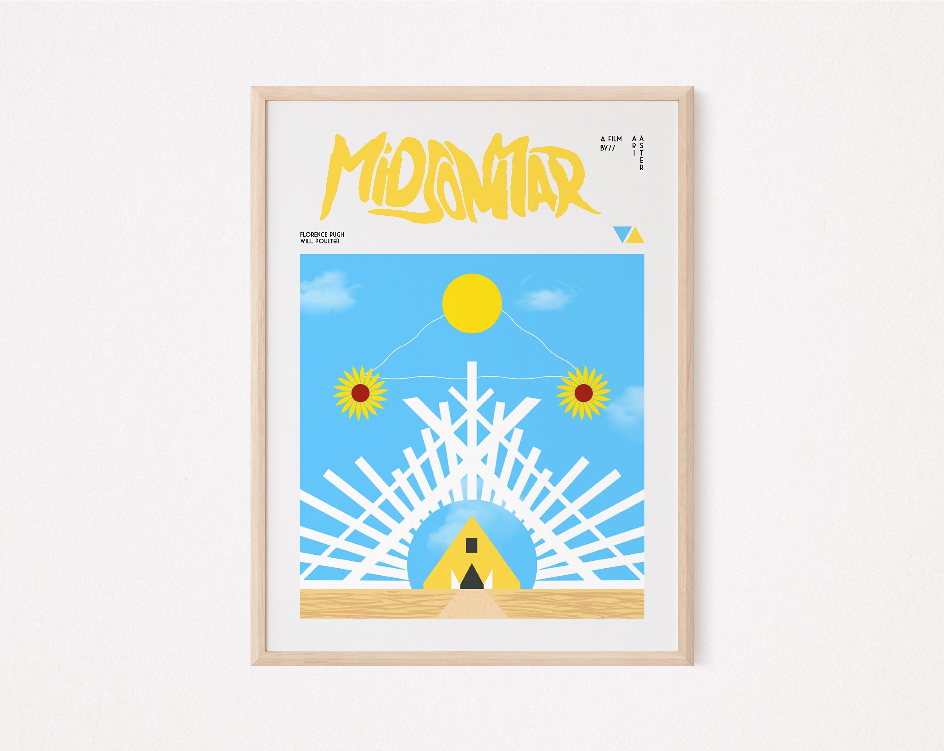 Onimhouse Poster Midsommar Minimalist Movie Poster | Ari Aster | A24 ...