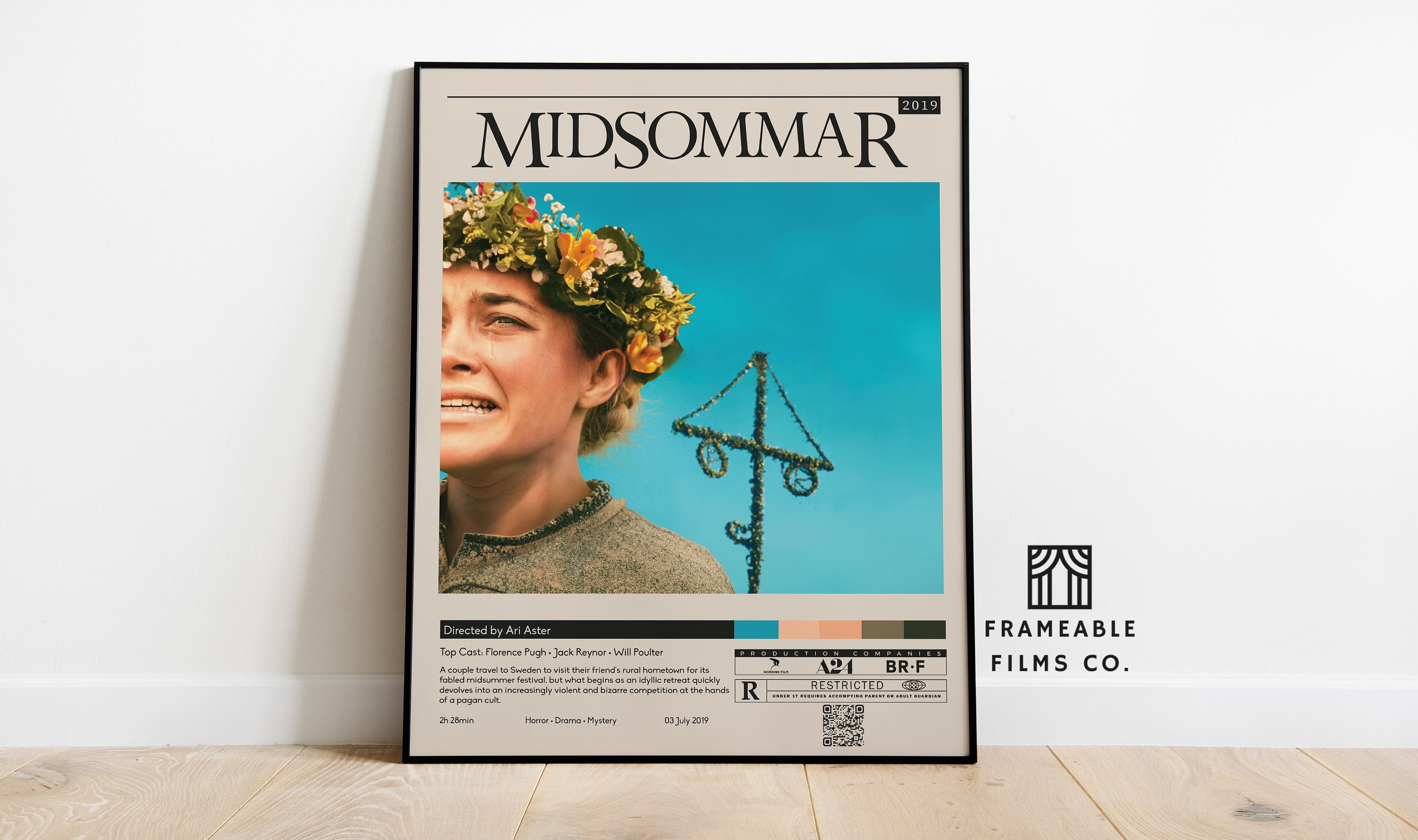 Onimhouse Poster Midsommar Minimalist Movie Poster | Icon Cinema Series ...