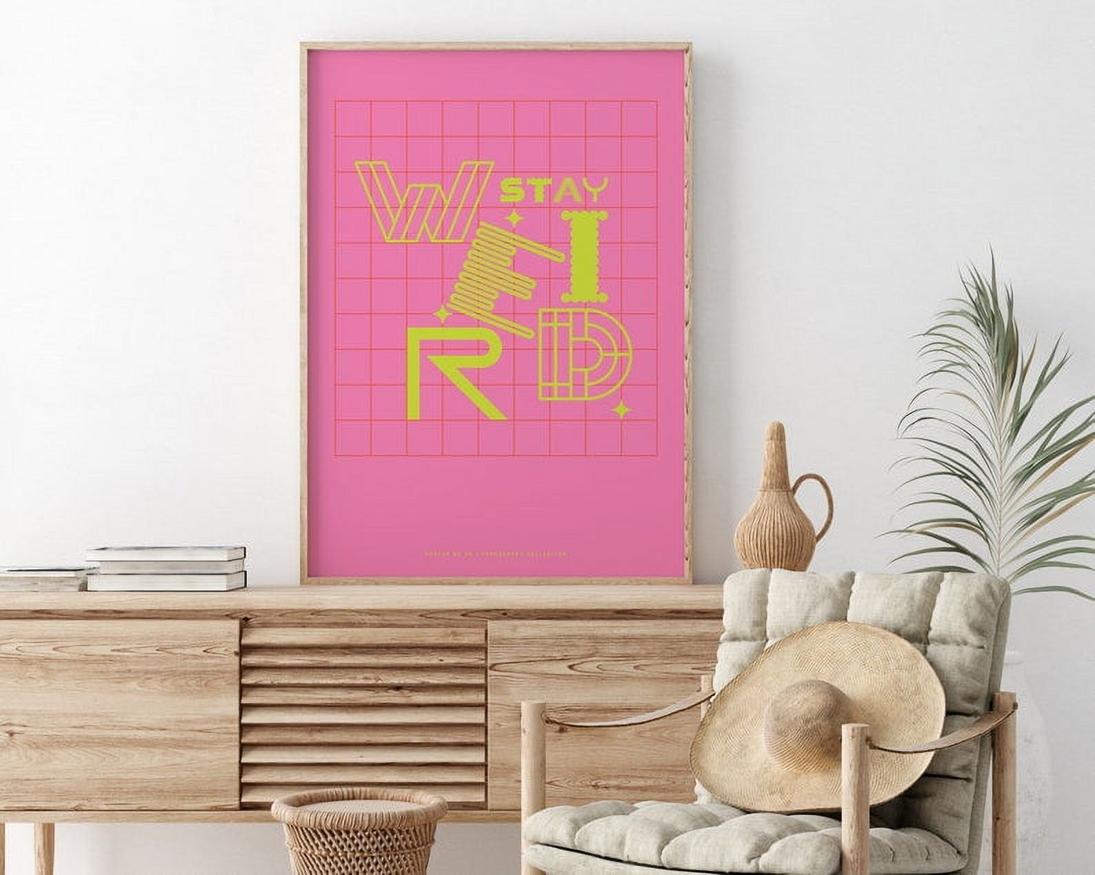 Onimhouse Poster Minimalist Lettering Poster, Typographic Style, Office ...