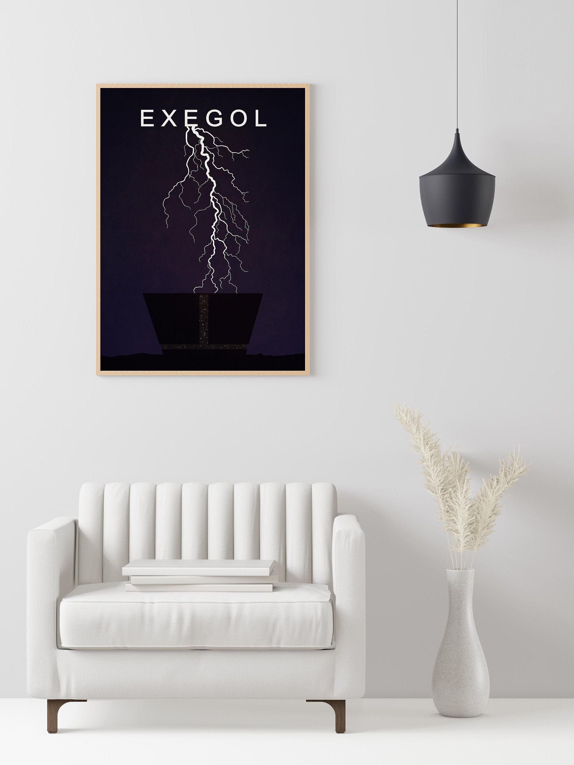 Onimhouse Poster Minimalist Star Art Print Planet Exegol Movie Poster ...