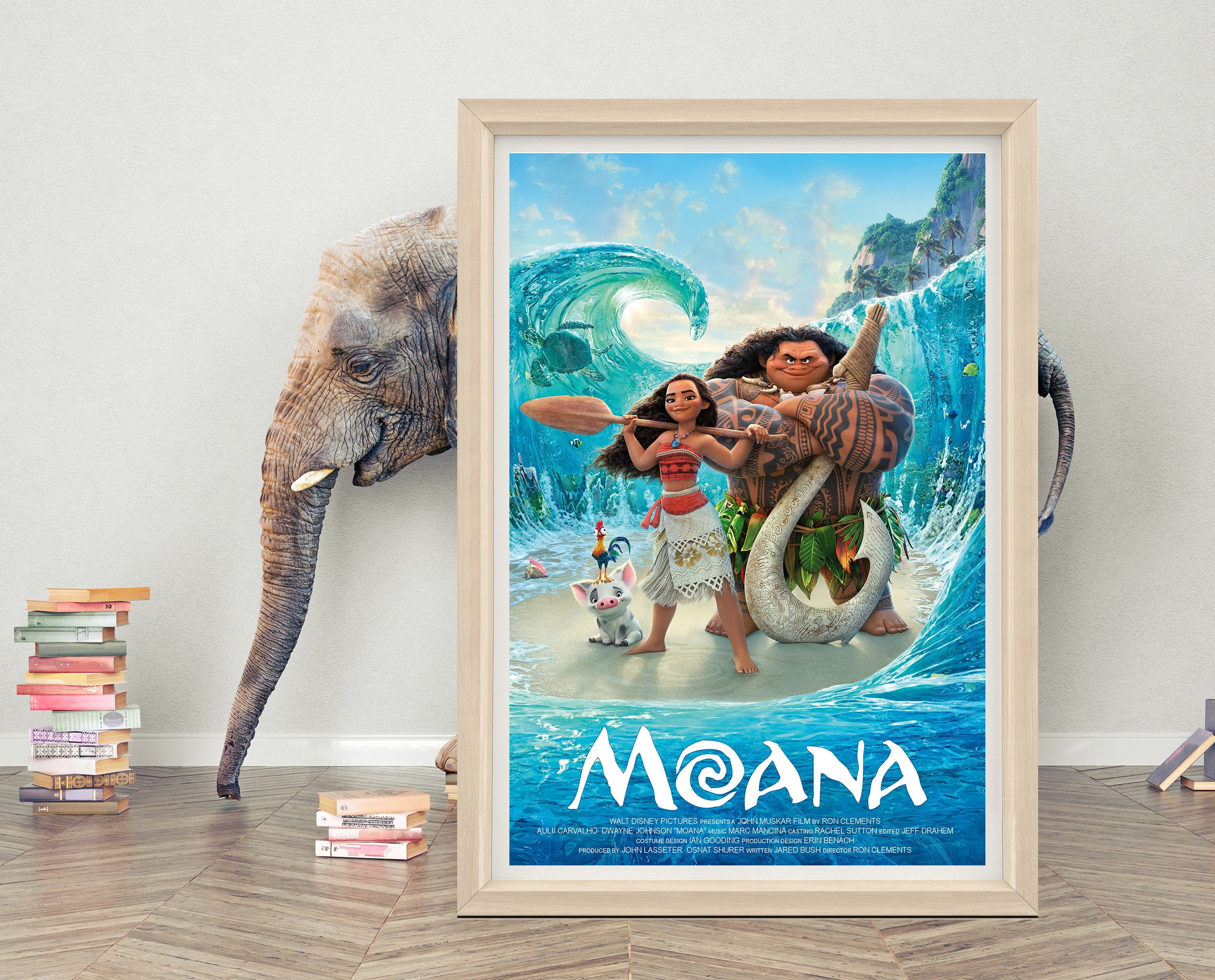Onimhouse Poster Moana Movie Poster Wall Art | 2023 Minimalist Movie ...