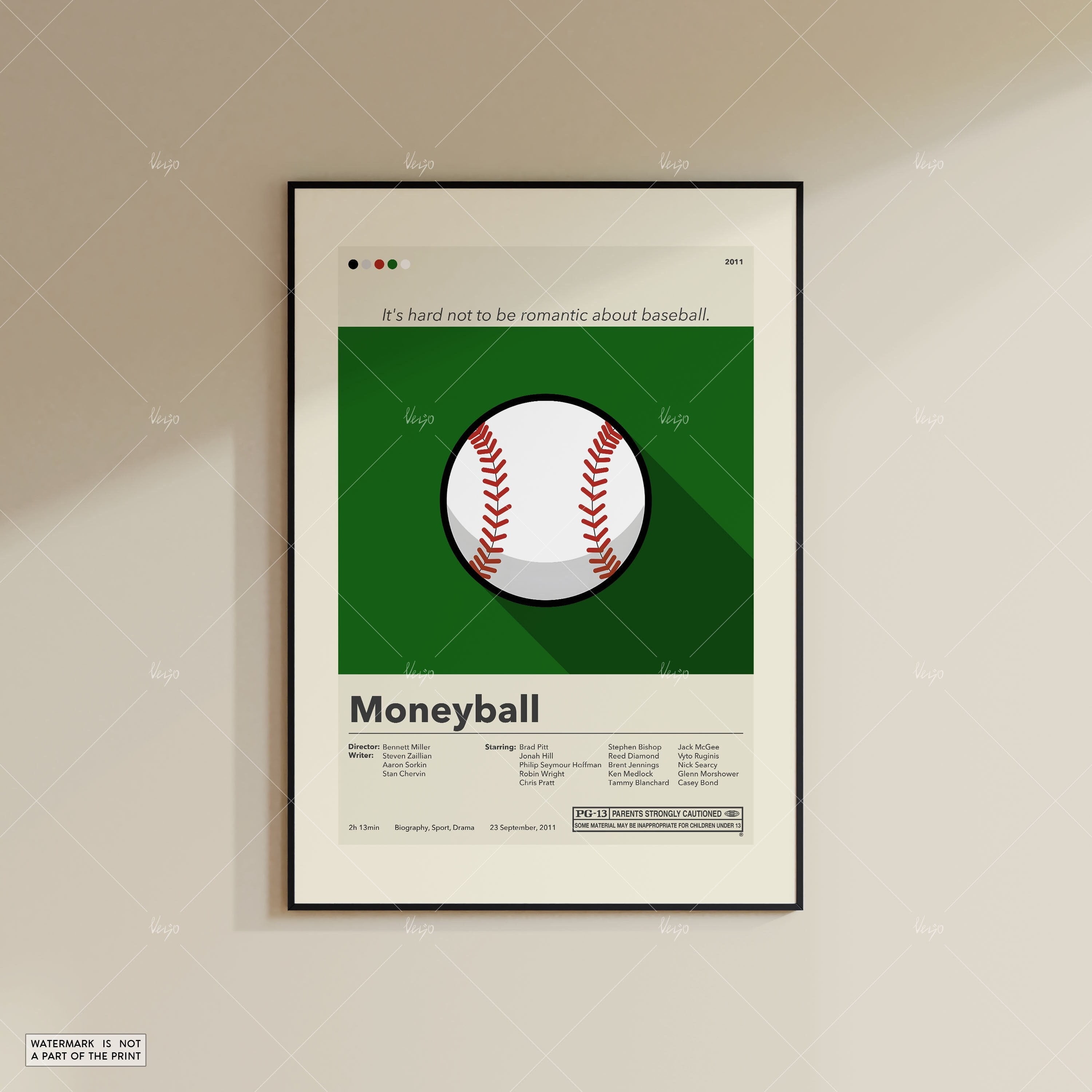 Onimhouse Poster Moneyball Poster | Bennett Miller | Minimalist Movie Poster | Movie Posters ...