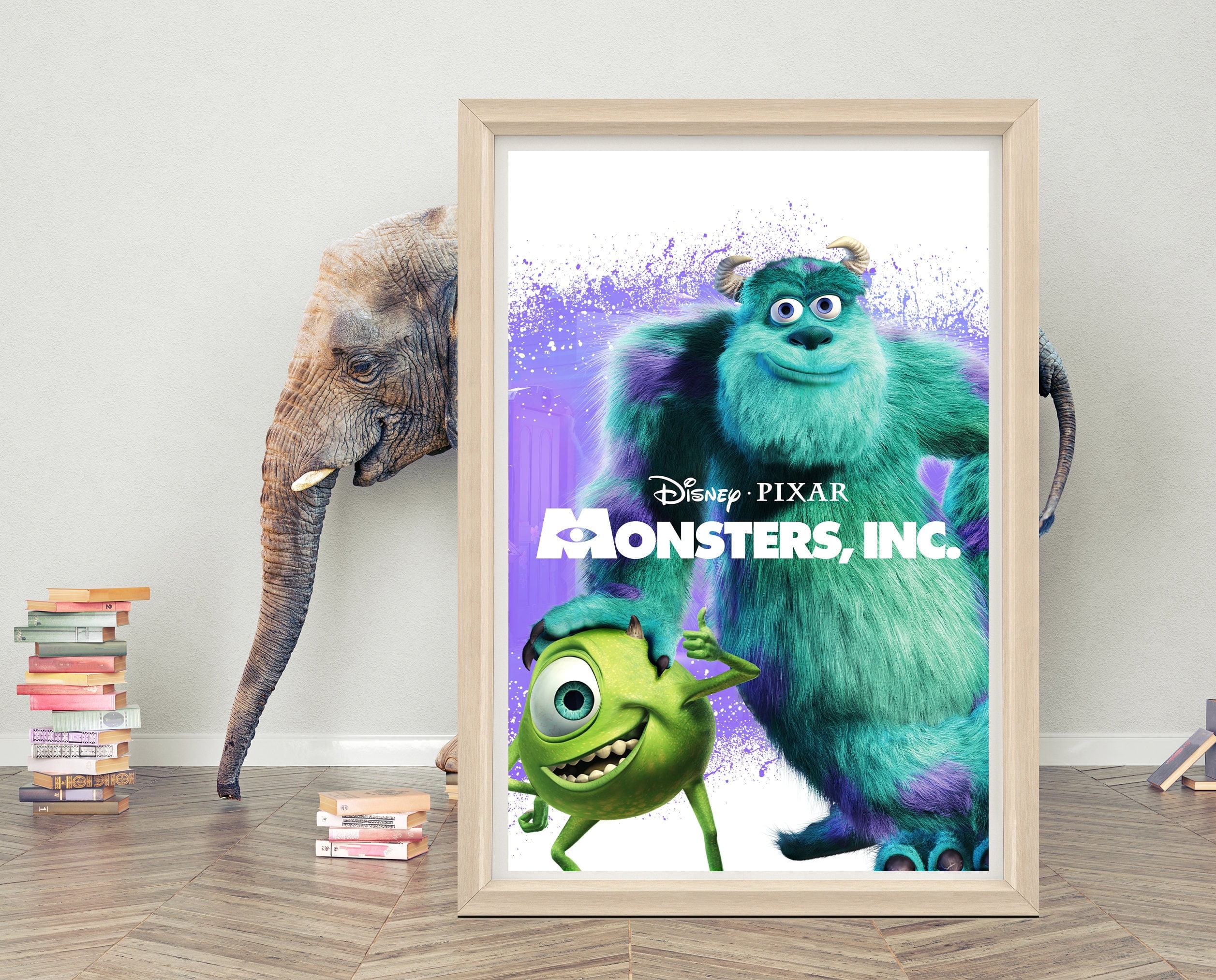 Onimhouse Poster Monsters, Inc Poster Wall Art | 2023 Movie Poster ...