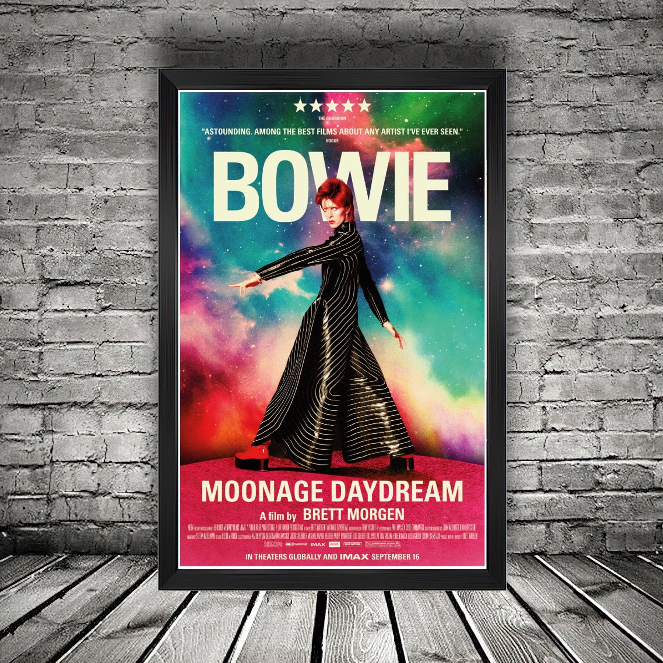 Onimhouse Poster Moonage Daydream (2022) Movie Posters | David Bowie | Iman | Tina Turner ...