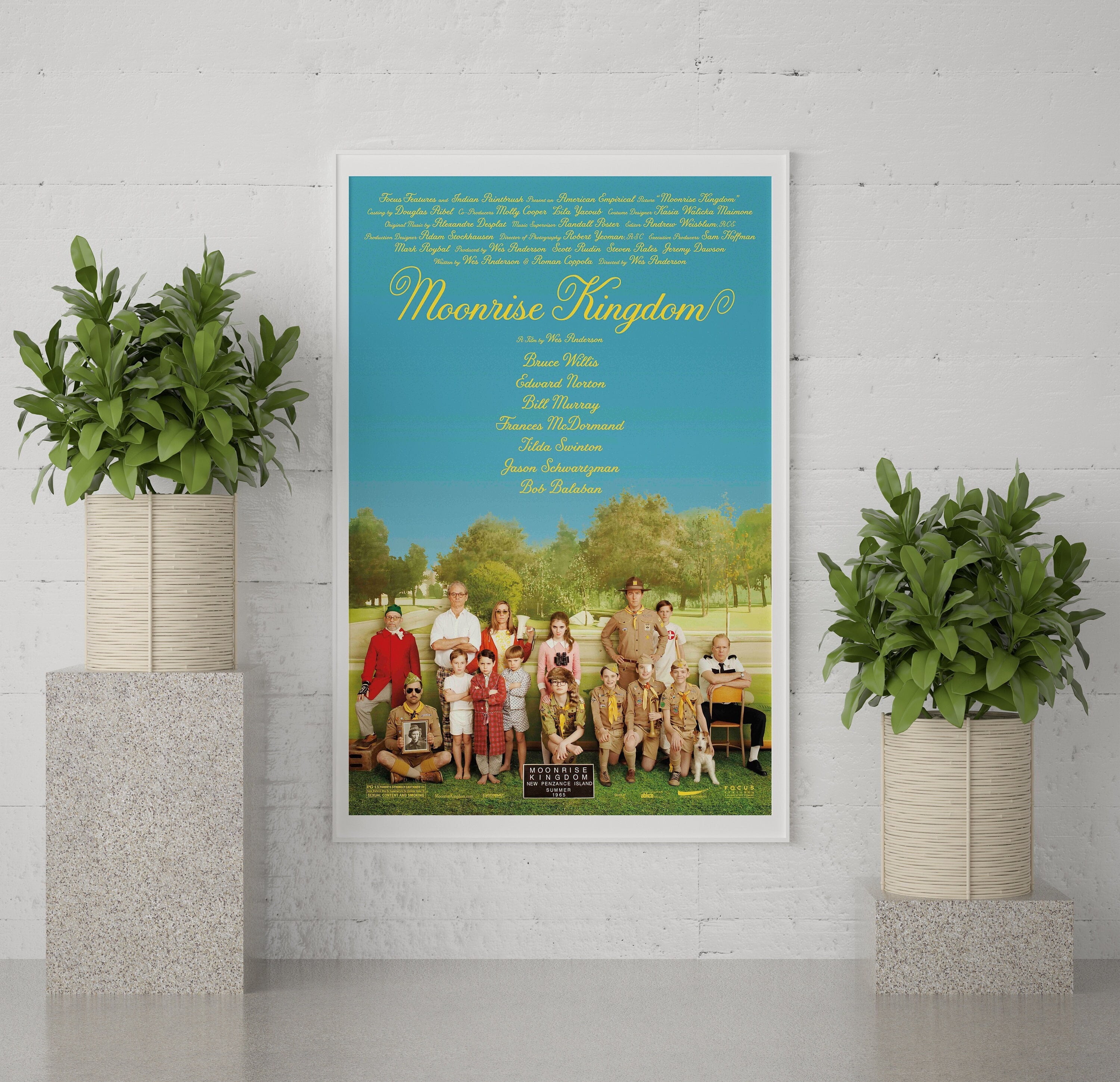 Onimhouse Poster Moonrise Kingdom - Movie Poster-UNFRAMED - Walmart.com