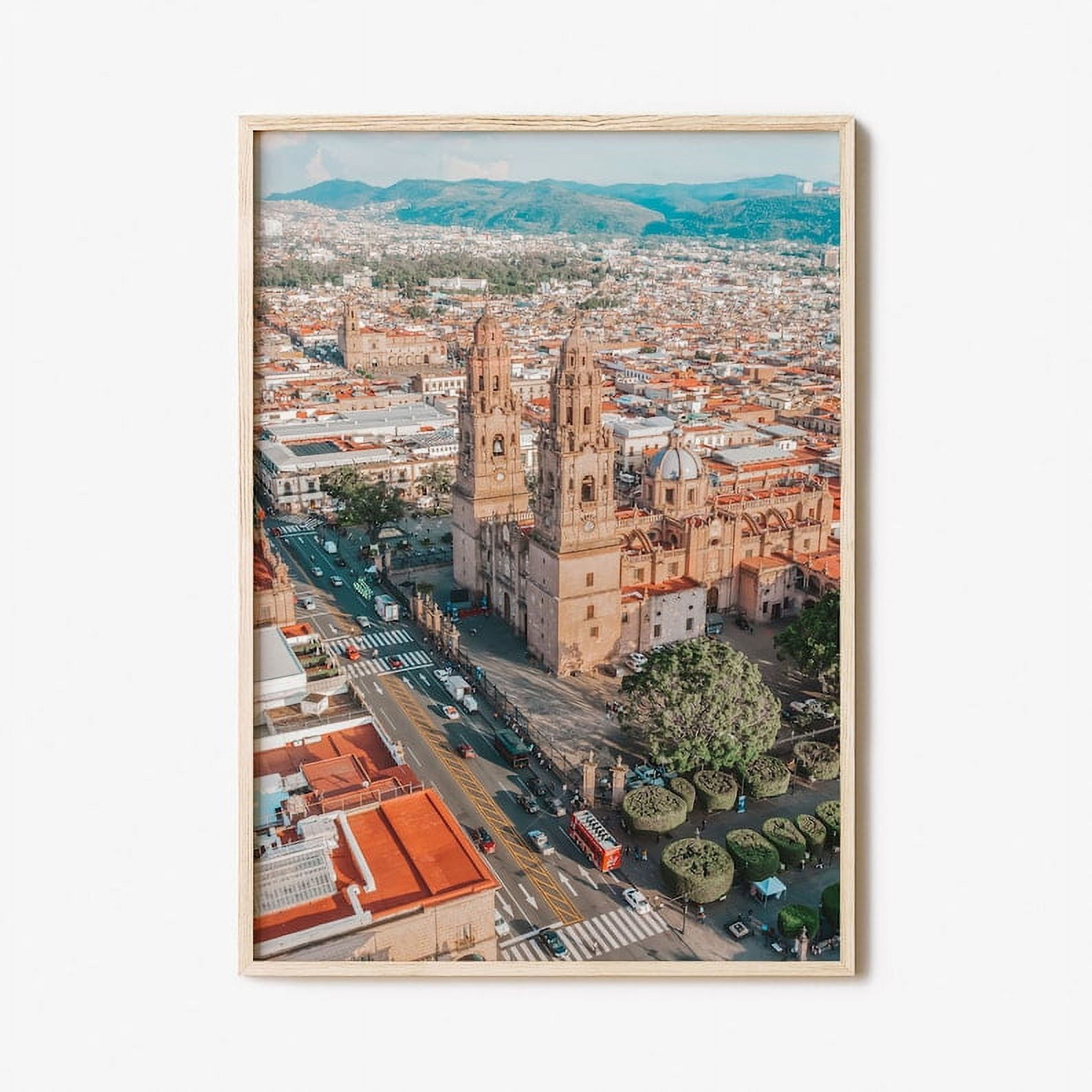 Onimhouse Poster Morelia Colorful Poster Print, Morelia Photo Wall Art ...