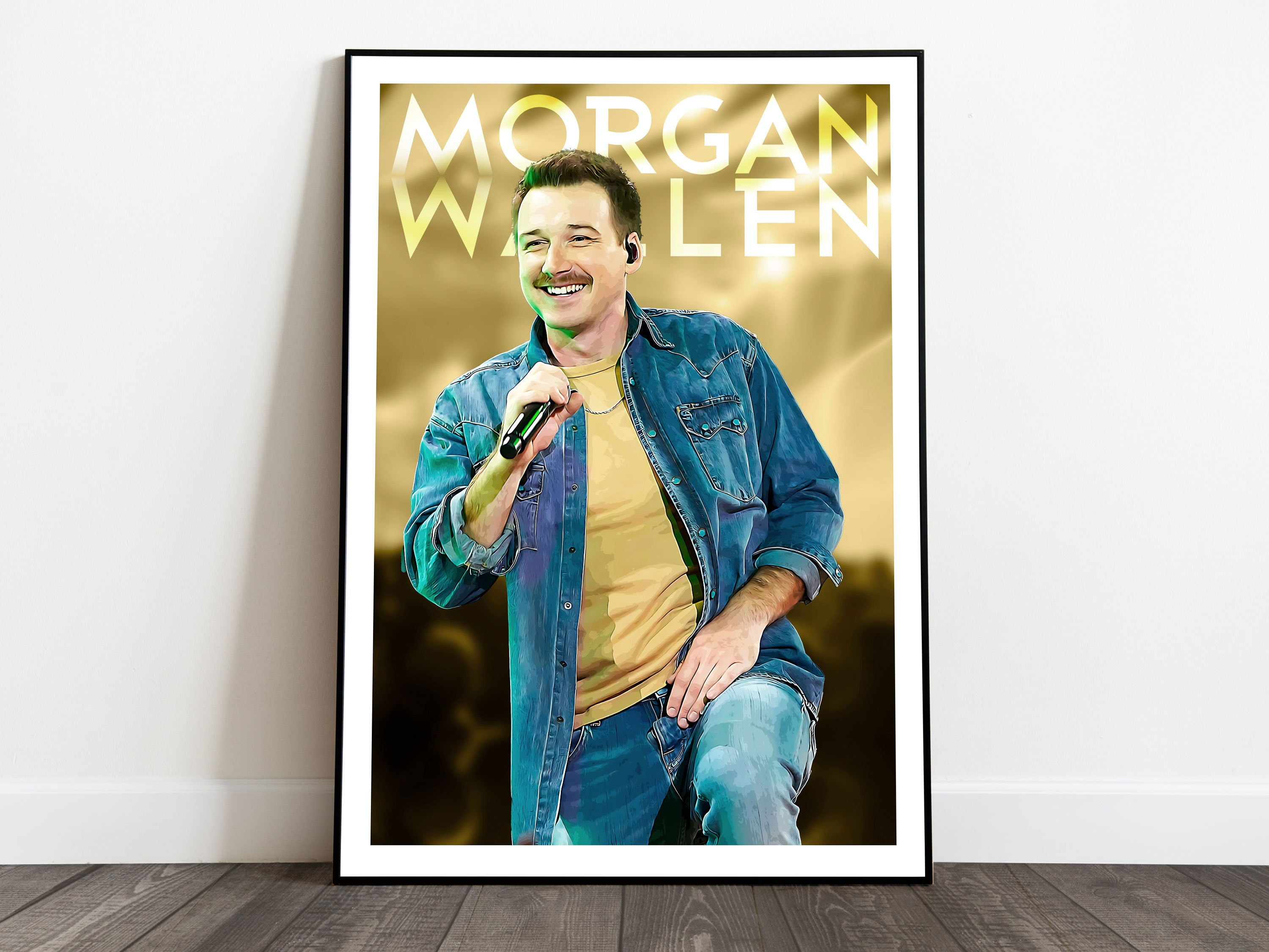 Onimhouse Poster Morgan Wallen Poster Country Poster Print Wall Art ...