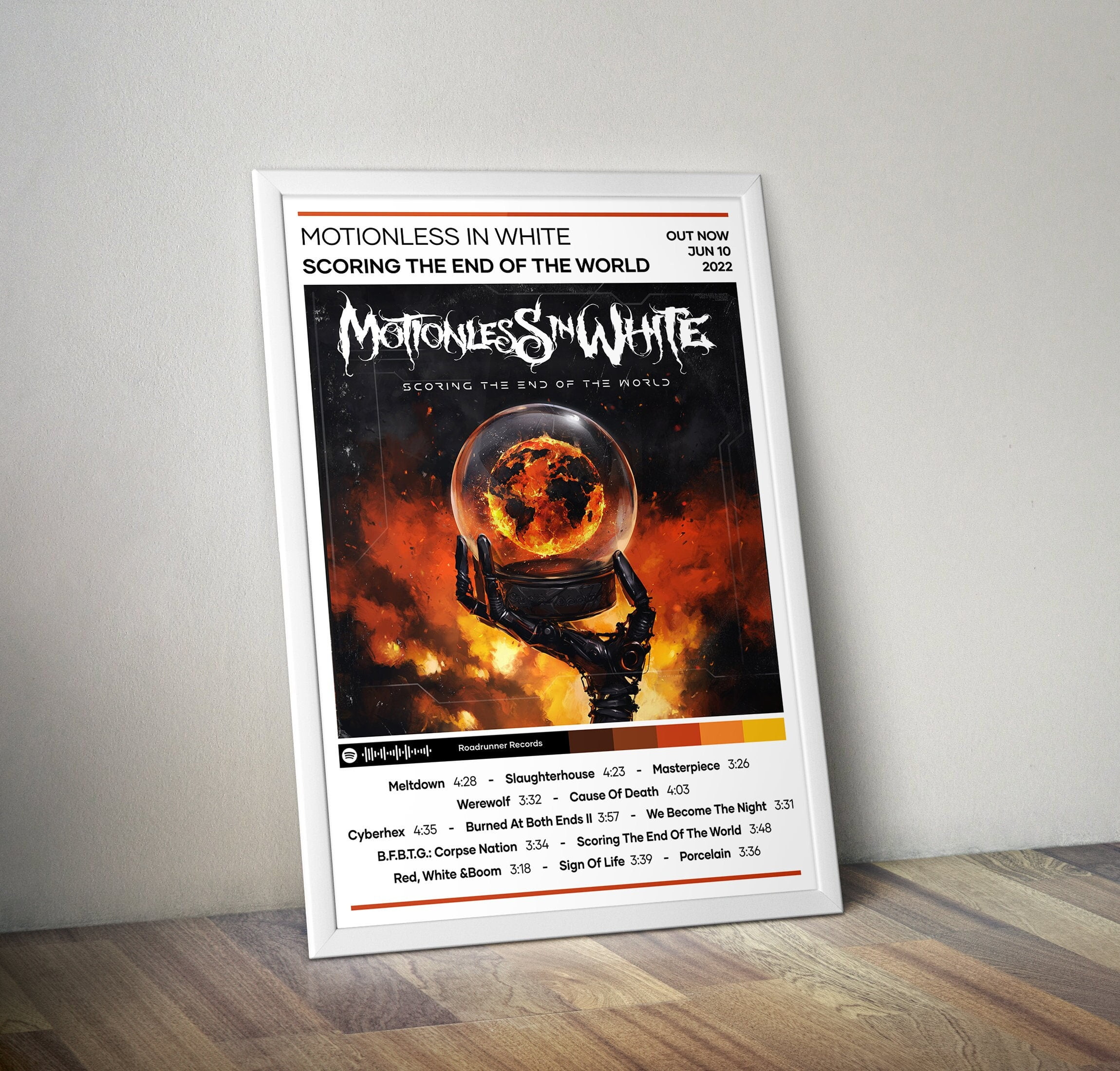 Onimhouse Poster Motionless In White Poster | Scoring The End Of The ...