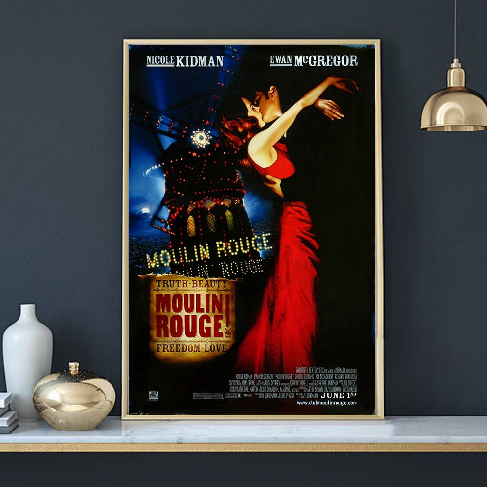 Onimhouse Poster Moulin Rouge! 2001 Poster, Movie Poster, Moulin Rouge ...