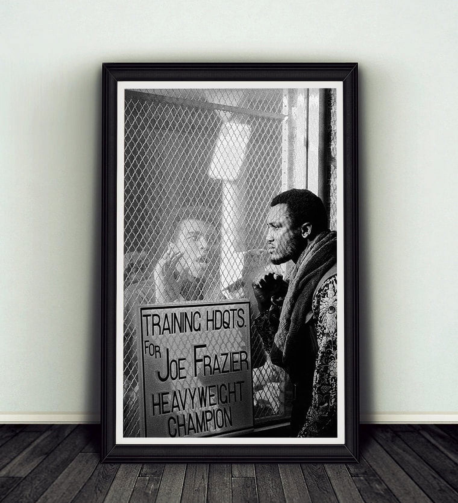 Onimhouse Poster Muhammad Ali Joe Frazier Window Taunt Print -UNFRAMED ...
