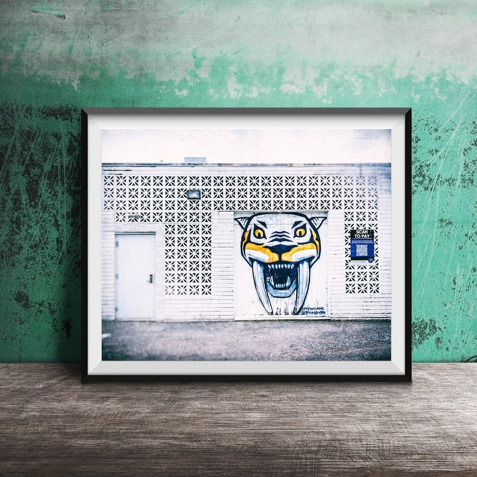 Onimhouse Poster Nashville Predators Sign Photography - Street Art ...