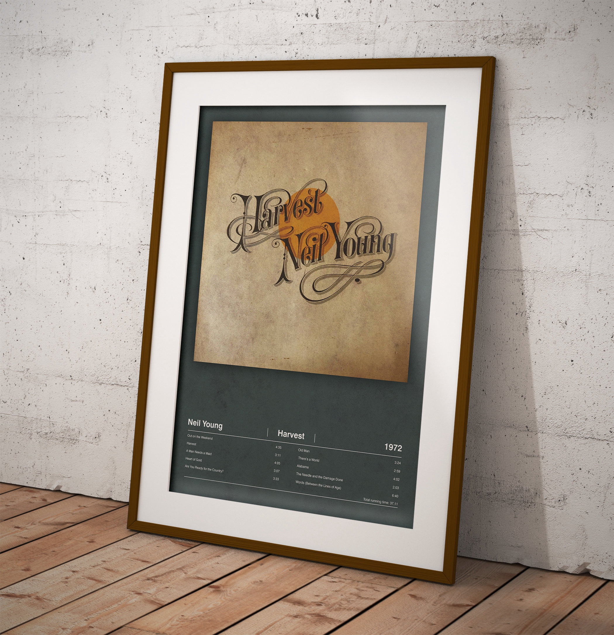Onimhouse Poster Neil Young Album Art Wall Art-Unframed - Walmart.com