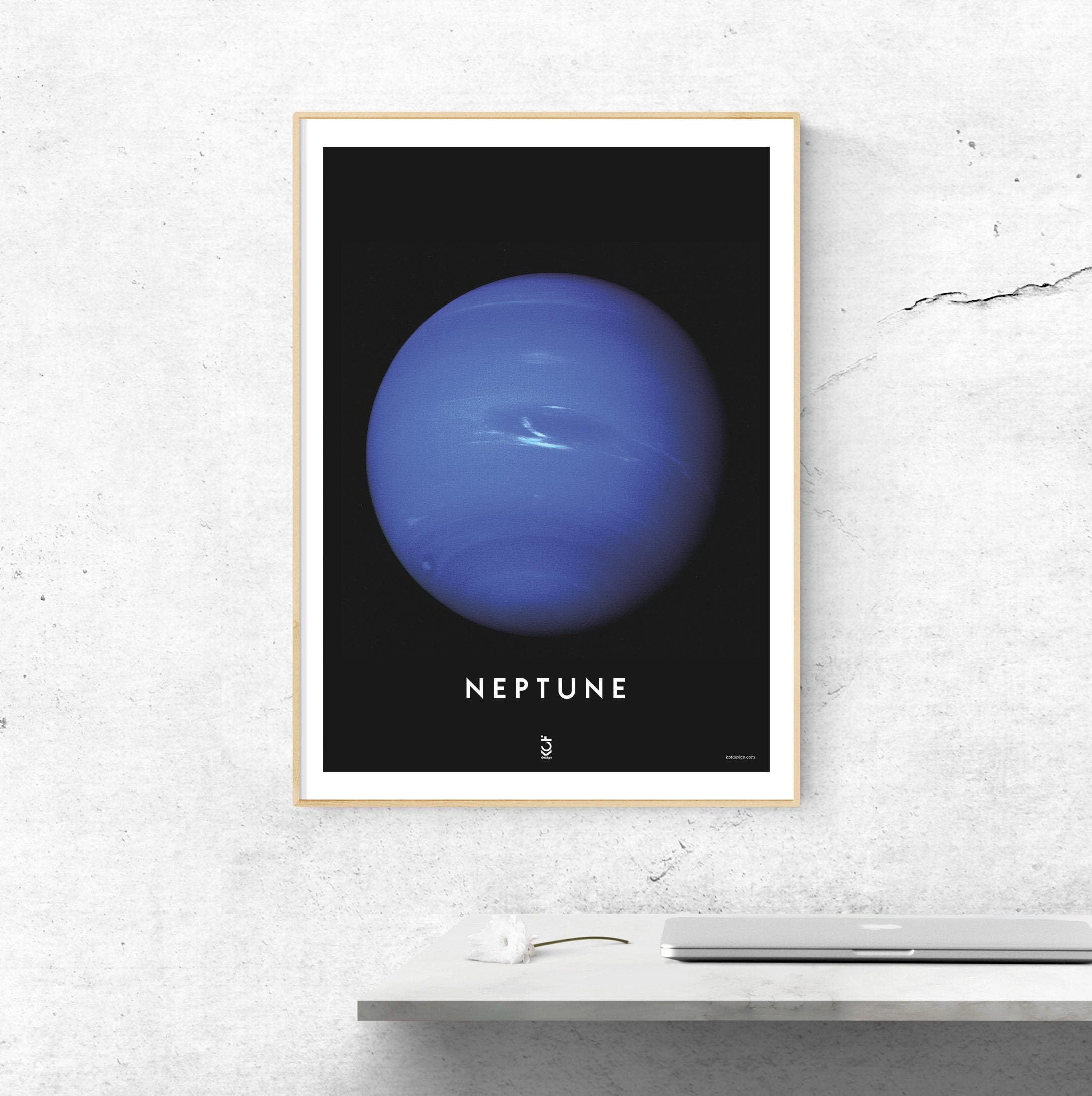 Onimhouse Poster Neptune Poster Wall Art. Planet Poster. High ...