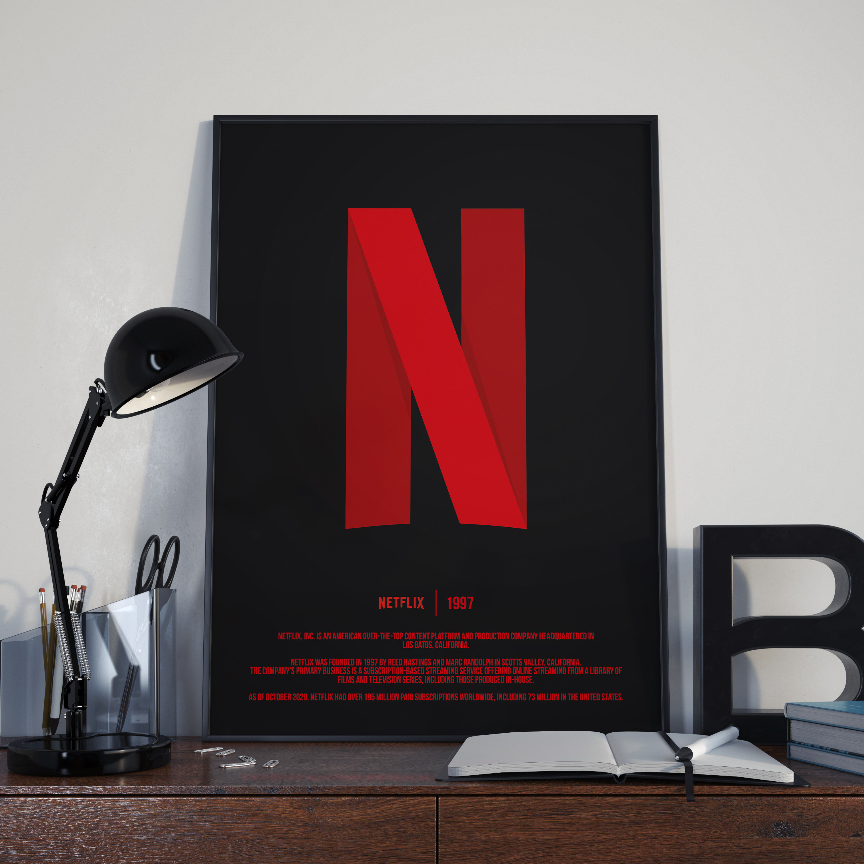 Onimhouse Poster Netflix Logo Poster - Netflix Poster - Netflix Logo ...