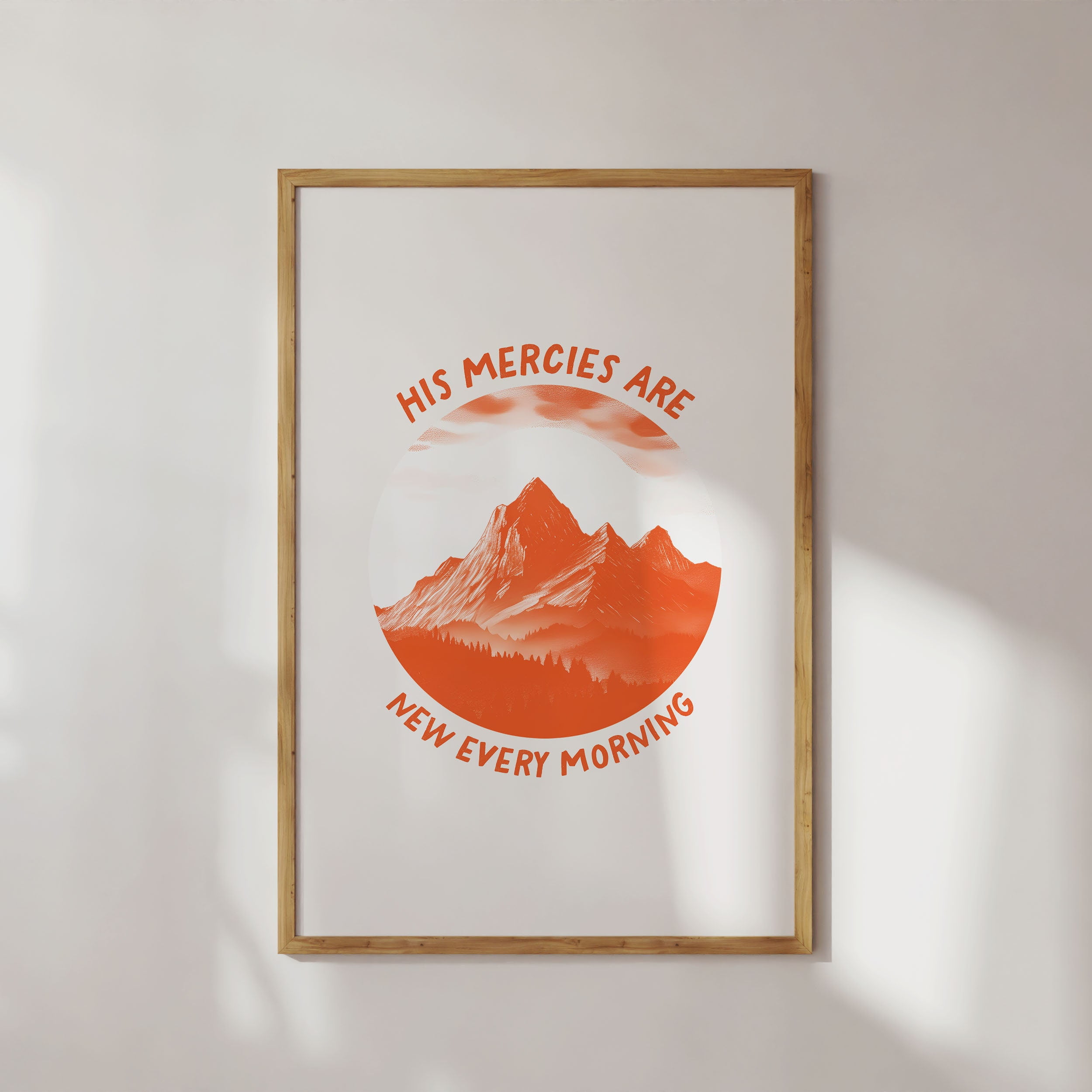 Onimhouse Poster New Mercies, Christian Quote Art, Christian Wall Art ...