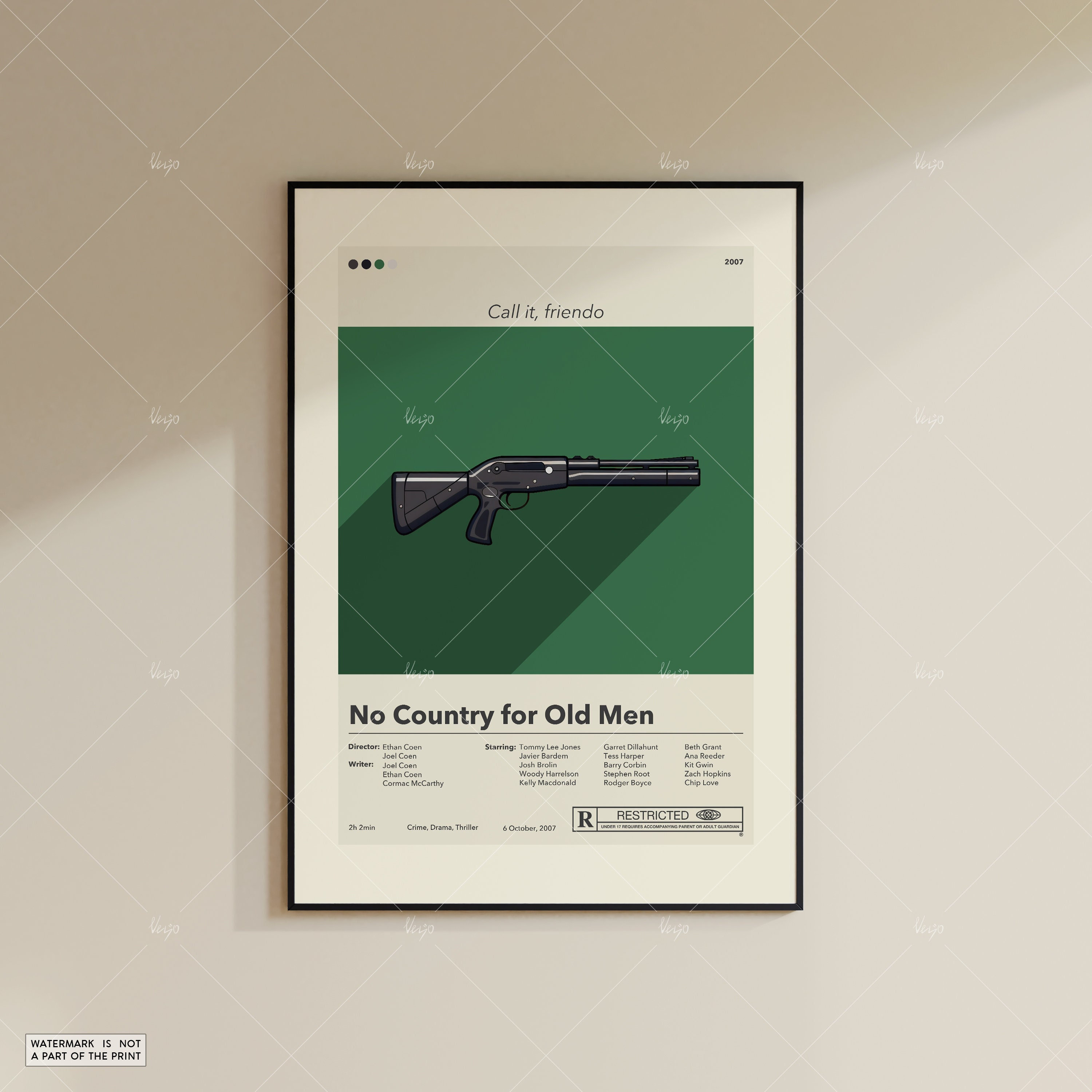 Onimhouse Poster No Country For Old Men Poster | Ethan Coen ...