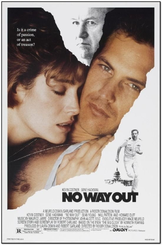 Onimhouse Poster No Way Out - 1987 - Original Rolled 1-Sheet - - Kevin ...