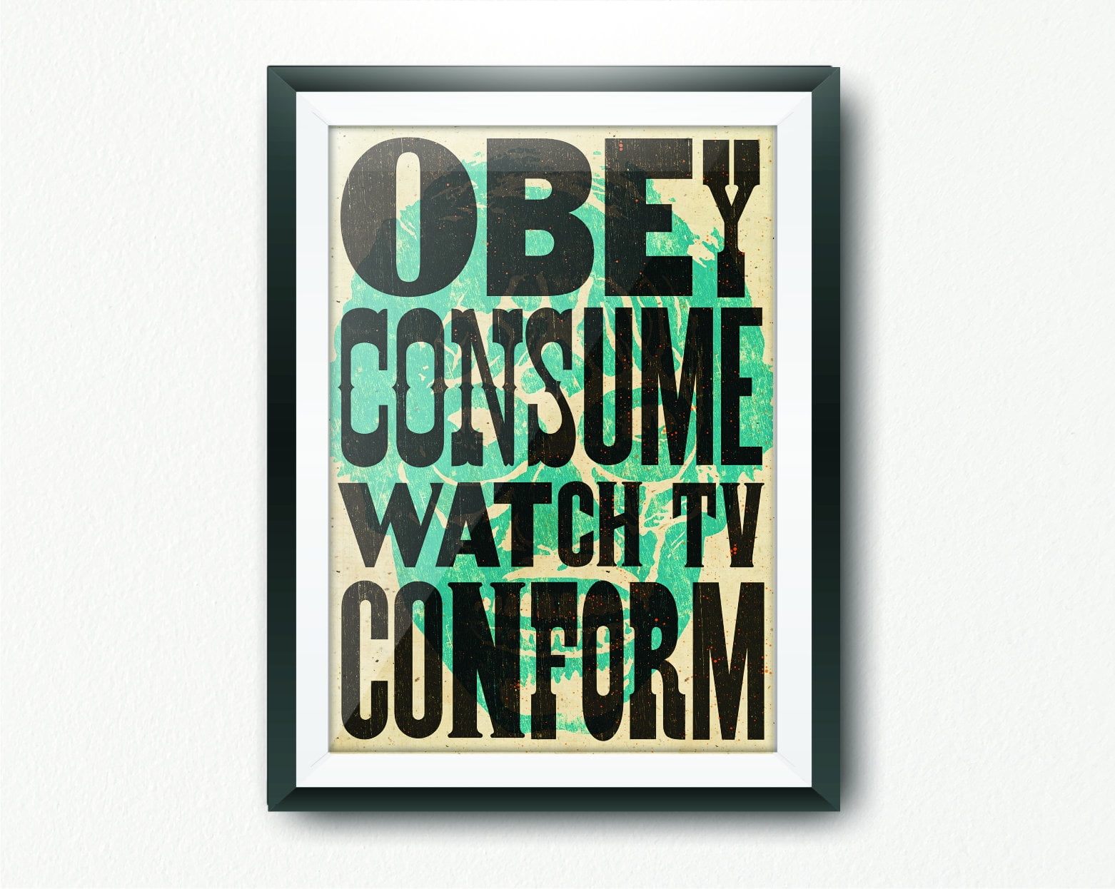 Onimhouse Poster Obey Consume Conform. They Live Limited Edition Print ...
