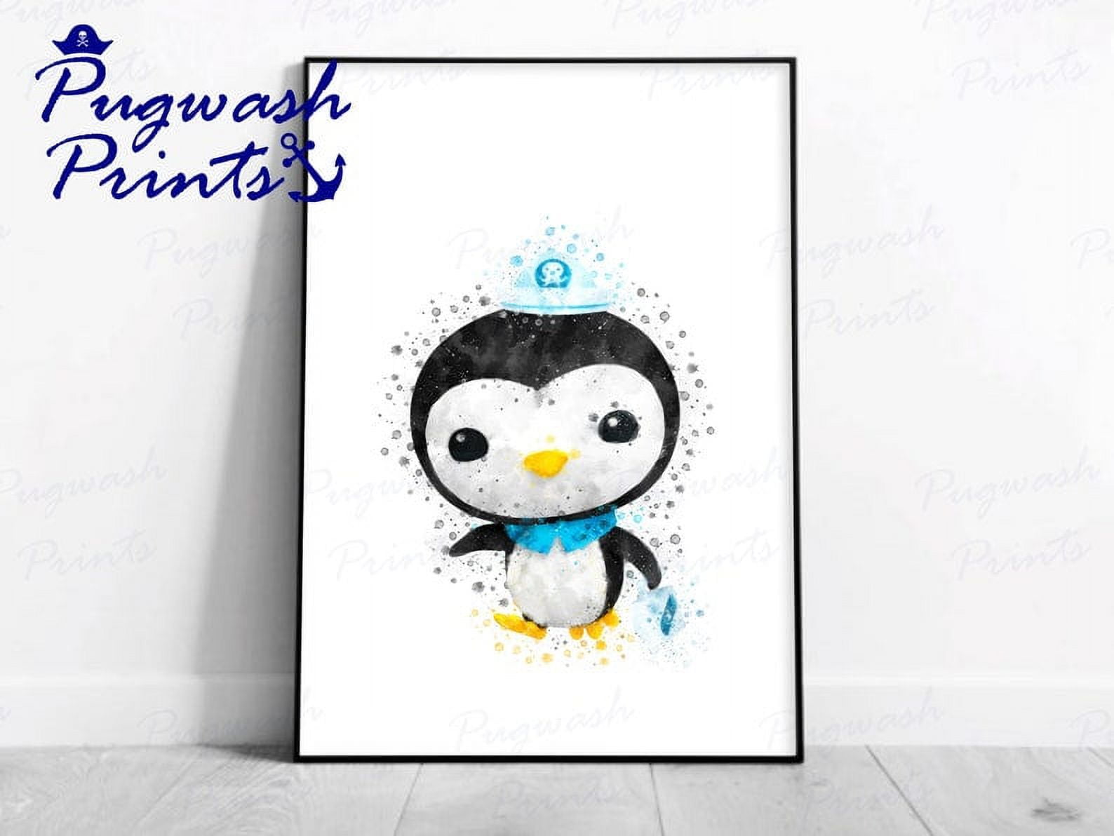 Onimhouse Poster Octonauts Print 'Peso' Watercolour Splash Art ...