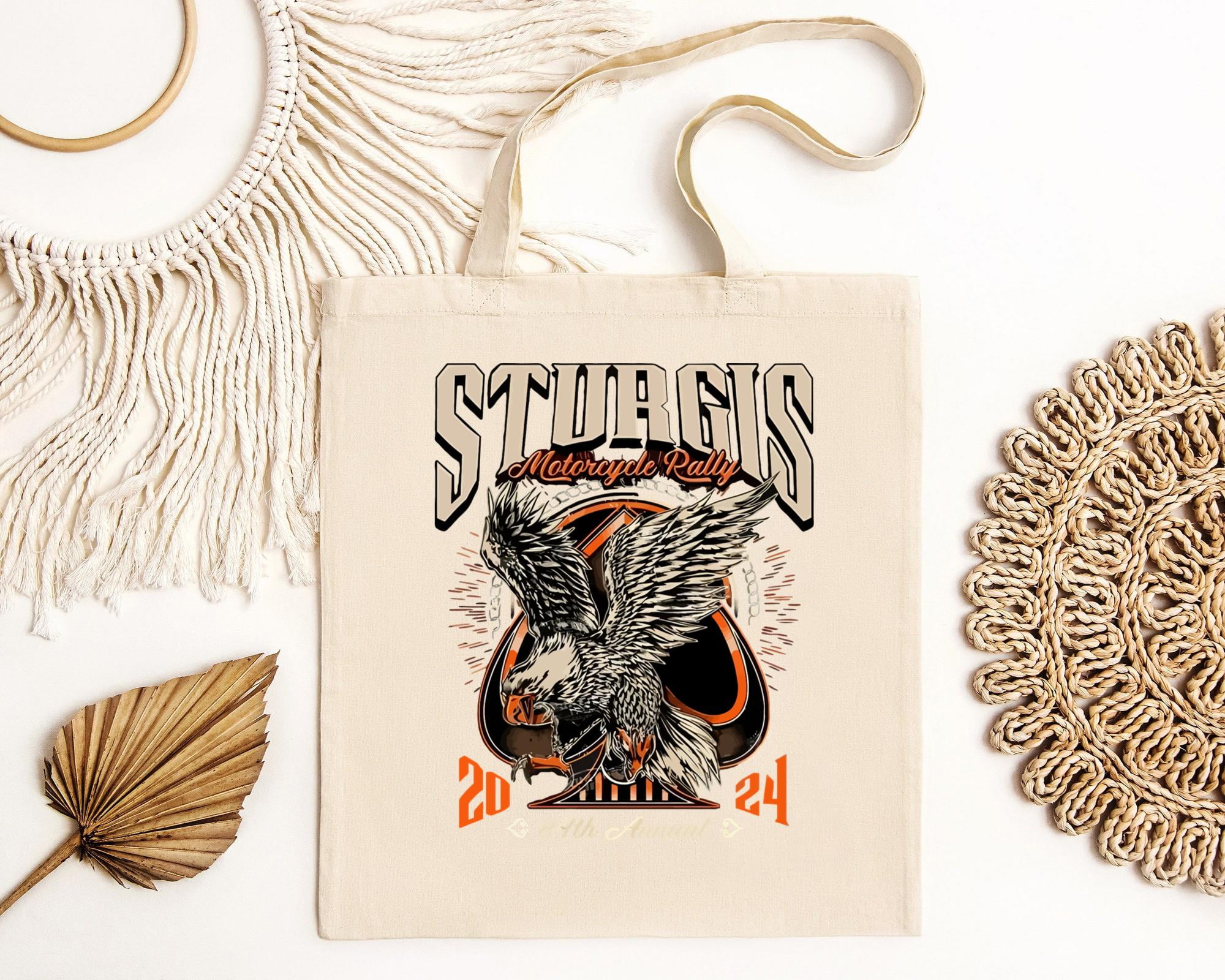 Onimhouse Tote Bag 2024 Sturgis Motorcycle Rally Eagle of Spades Bag ...