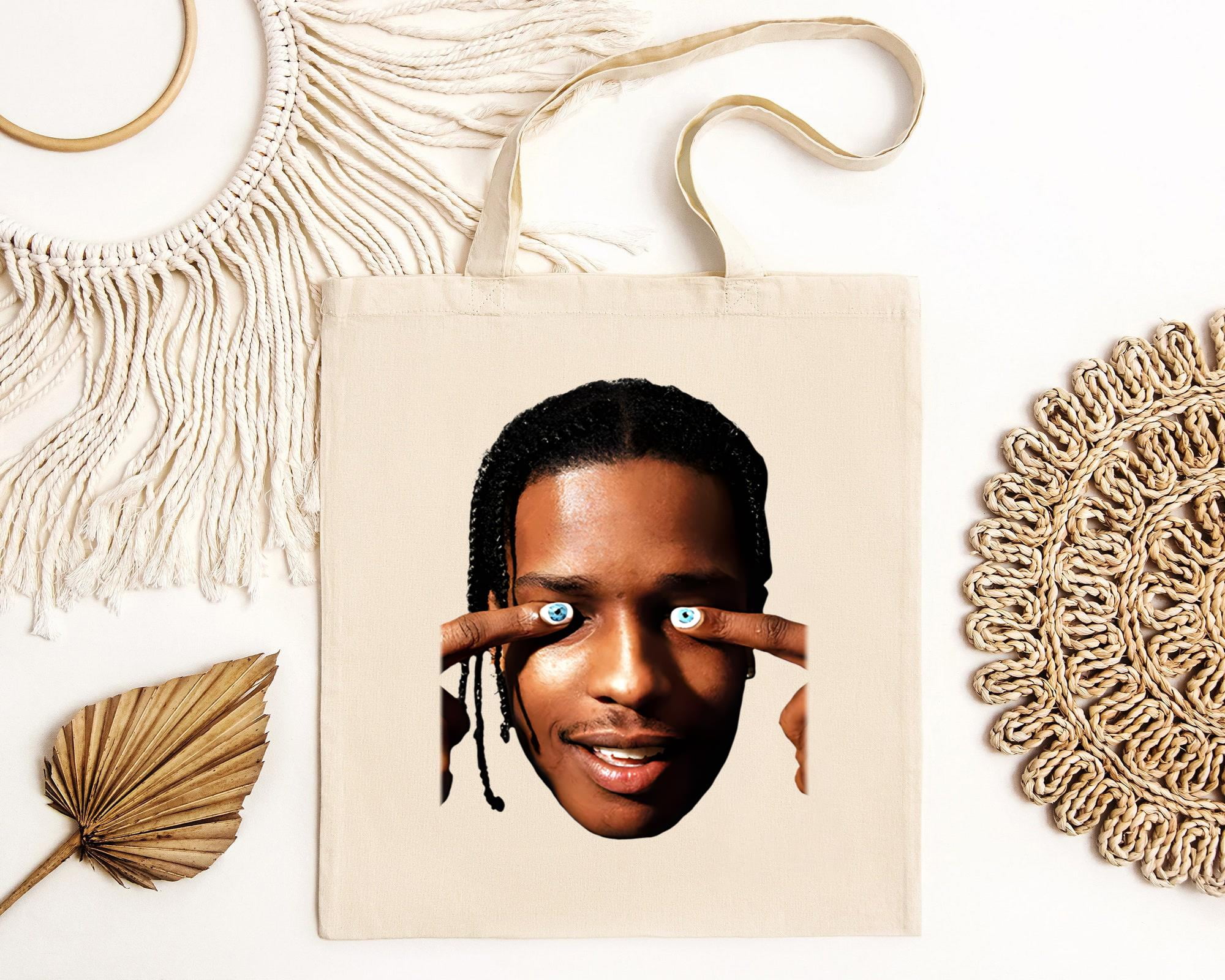 Onimhouse Tote Bag ASAP Rocky Big Head Asap Rocky Vintage Asap Rocky ...