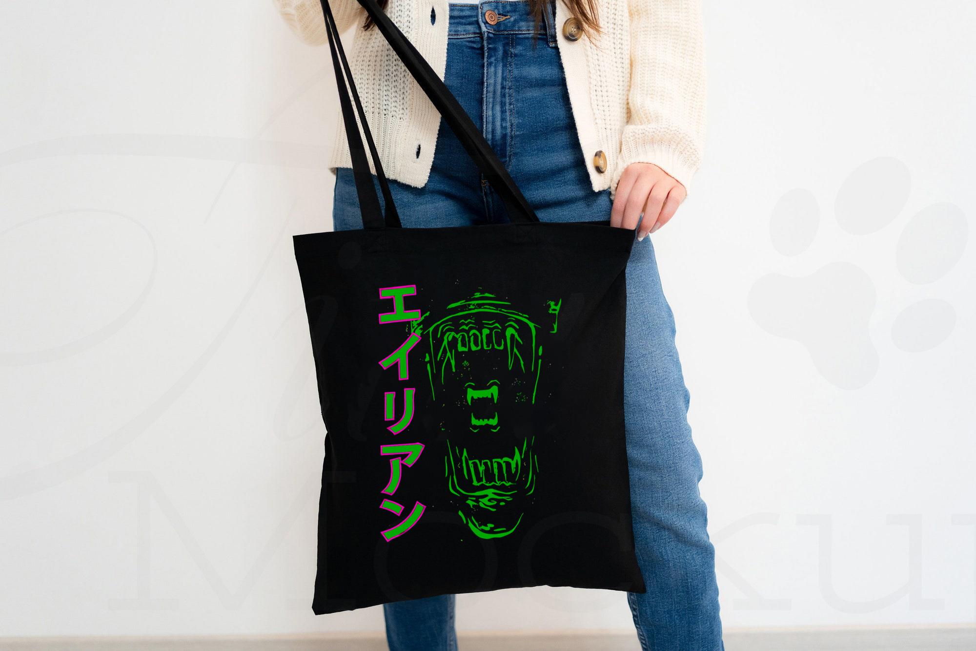 Onimhouse Tote Bag Alien Xenomorph Reto Scifi Movie 70S Alien Movie ...