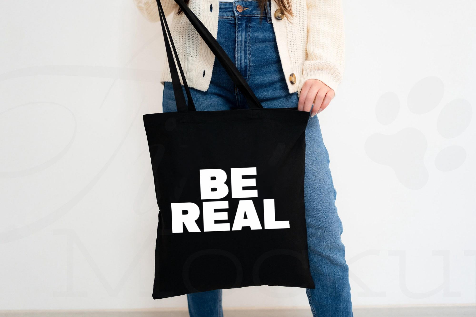 Onimhouse Tote Bag Be Real Iron Mike Tyson Boxing Legend Black Bag ...