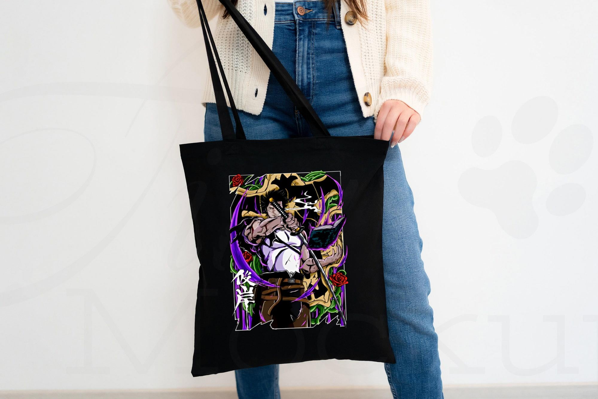 Onimhouse Tote Bag Black Clover Yami Sukehiro Anime Manga S Bag, Canvas ...