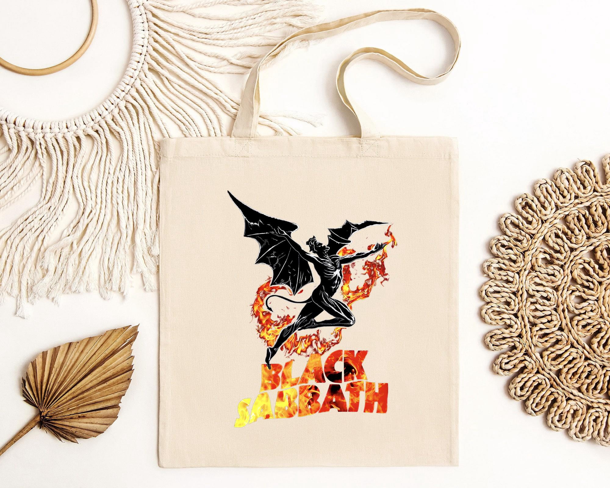 Onimhouse Tote Bag Black Sabbath Rock Band Heavy Metal Stoner Rock Doom ...