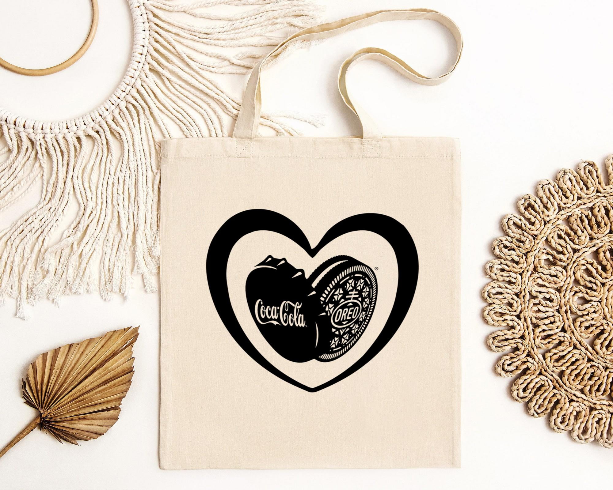 Onimhouse Tote Bag Coca Cola Oreo Bag, Canvas Tote Bag Birthday Gift ...