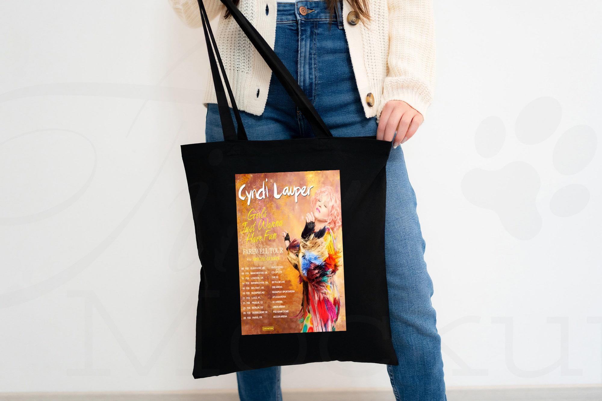Onimhouse Tote Bag Cyndi Lauper Girls Just Wanna Have Fun Farewell Tour ...