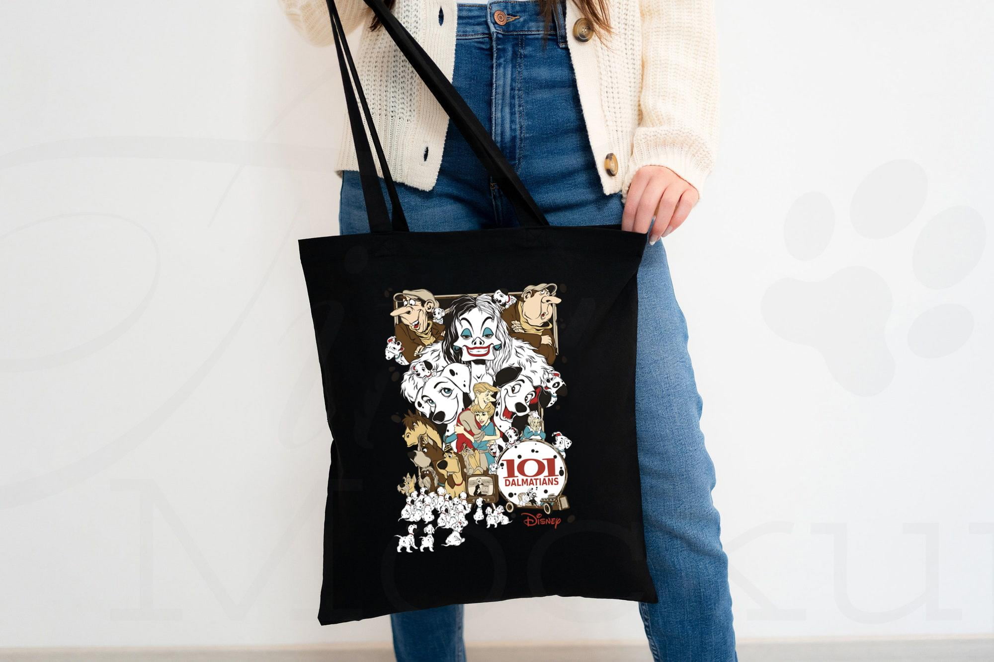 Onimhouse Tote Bag Disney 101 Dalmatians Vintage Group Disney Villains ...