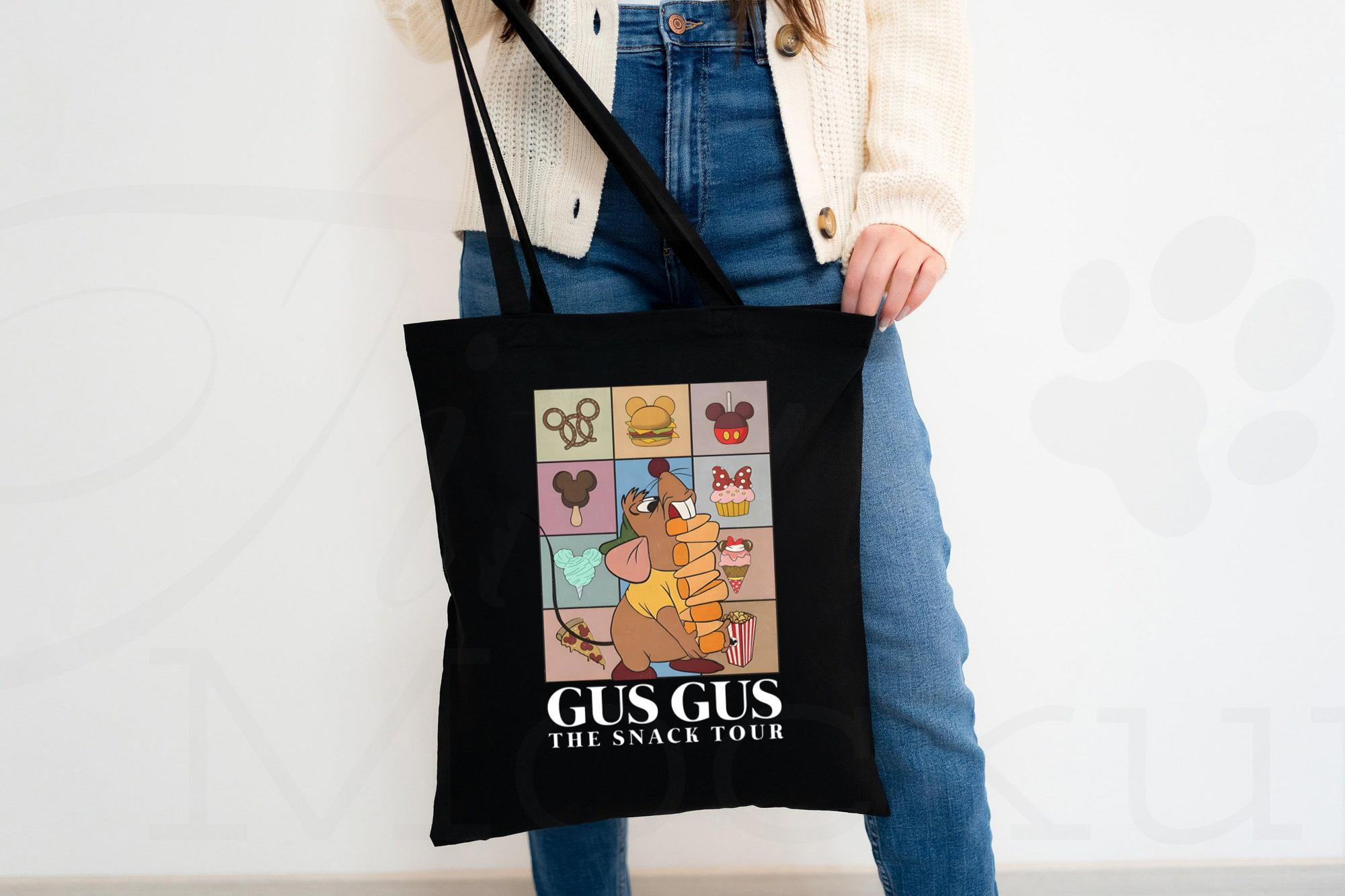 Onimhouse Tote Bag Funny Gus Gus The Snack Tour Vintage Cinderella Gus ...