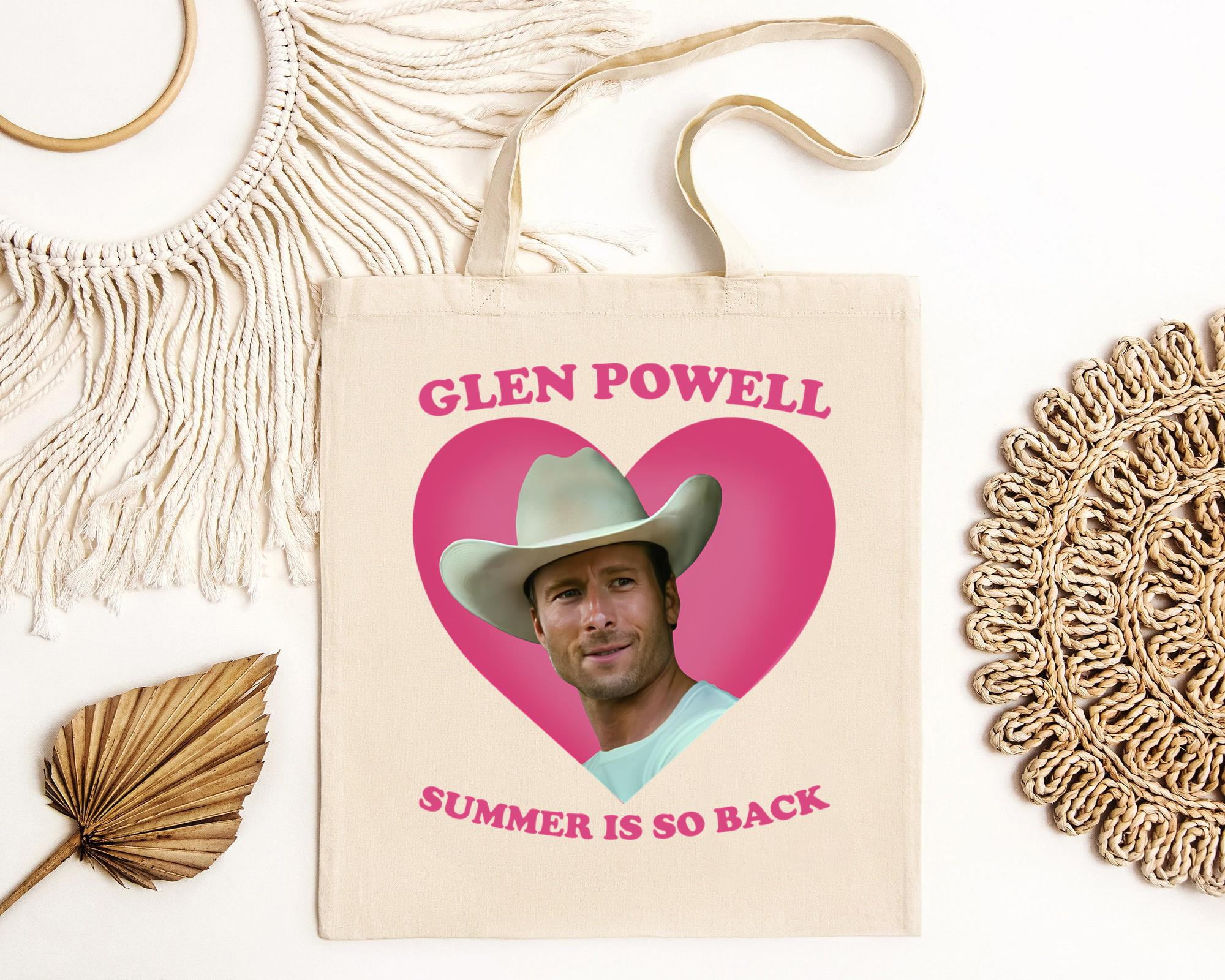 Onimhouse Tote Bag Glen Powell summer is so back Glen Powell as Tyler Owens Twister 2024 Bag ...