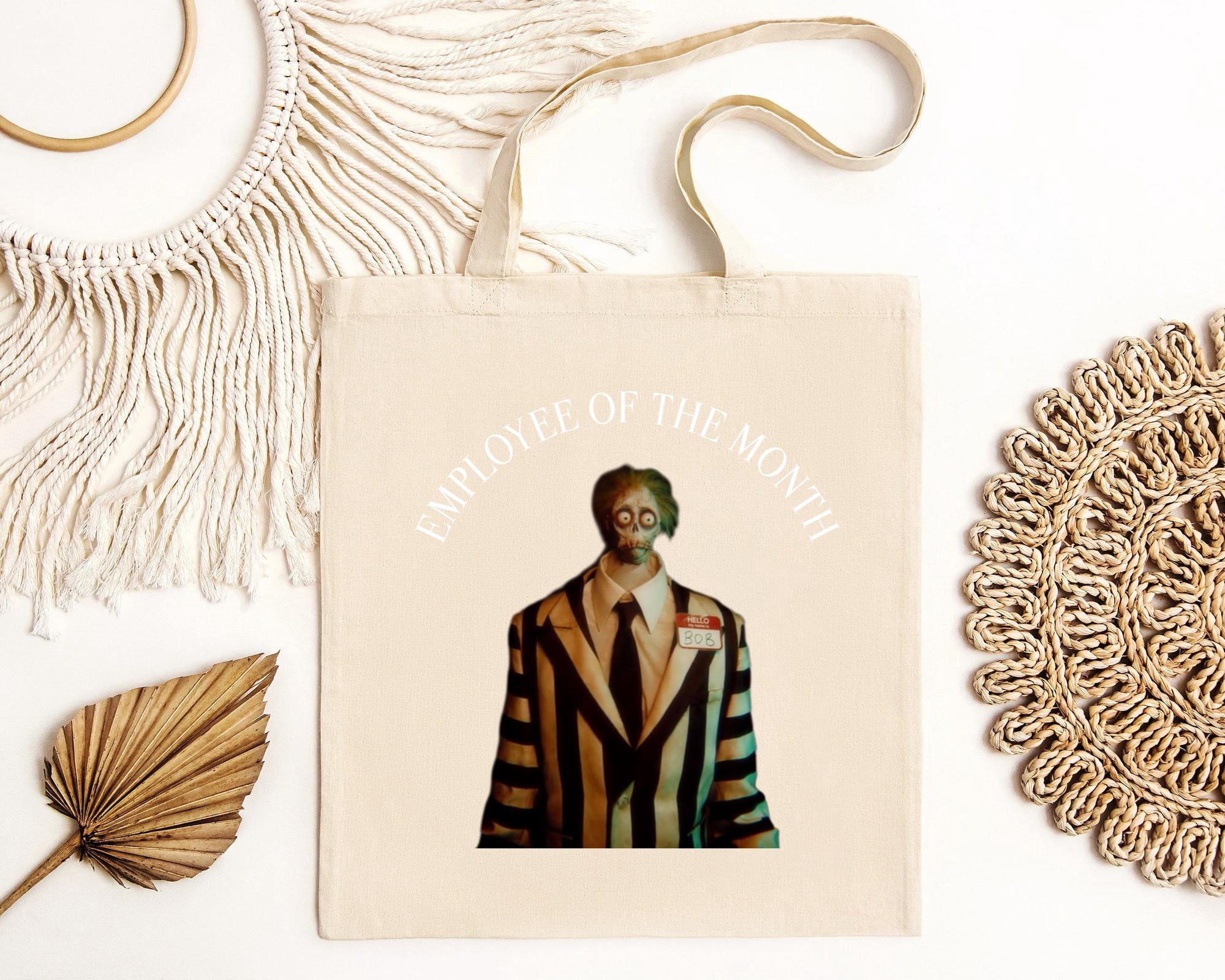 Onimhouse Tote Bag Hello My Name Is Bob Inspired By Beetlejuiceemployee ...