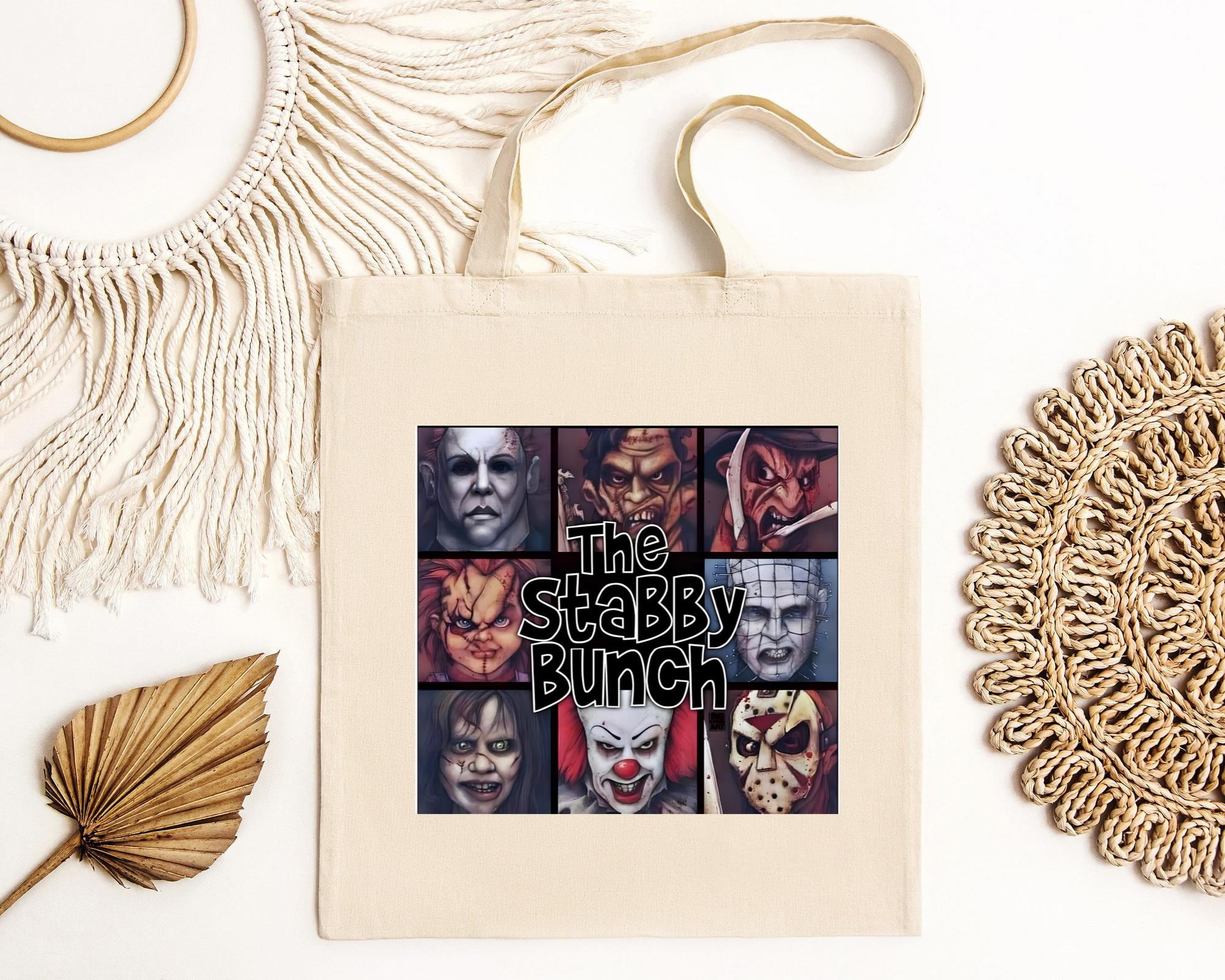 Onimhouse Tote Bag Horror Movie Freddy Chucky Jason Myers The Stabby ...