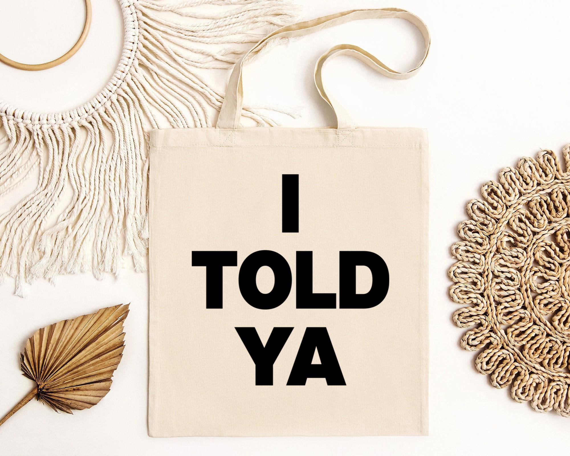 Onimhouse Tote Bag I TOLD YA Challengers Movie Zendaya Mike Faist Josh ...