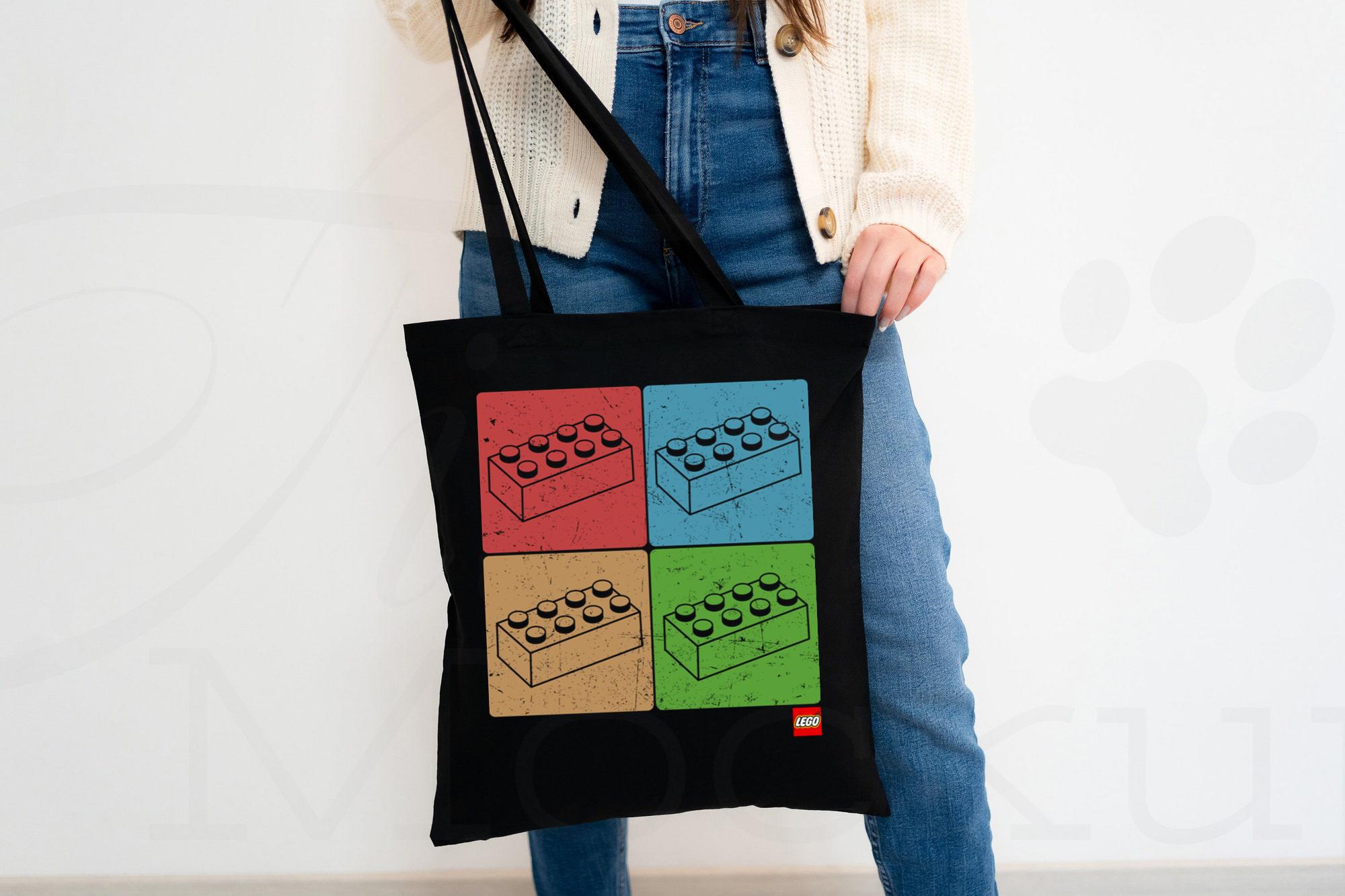 Onimhouse Tote Bag Lego Four Lego Bricks Four Lego Blocks Nwt Licensed ...